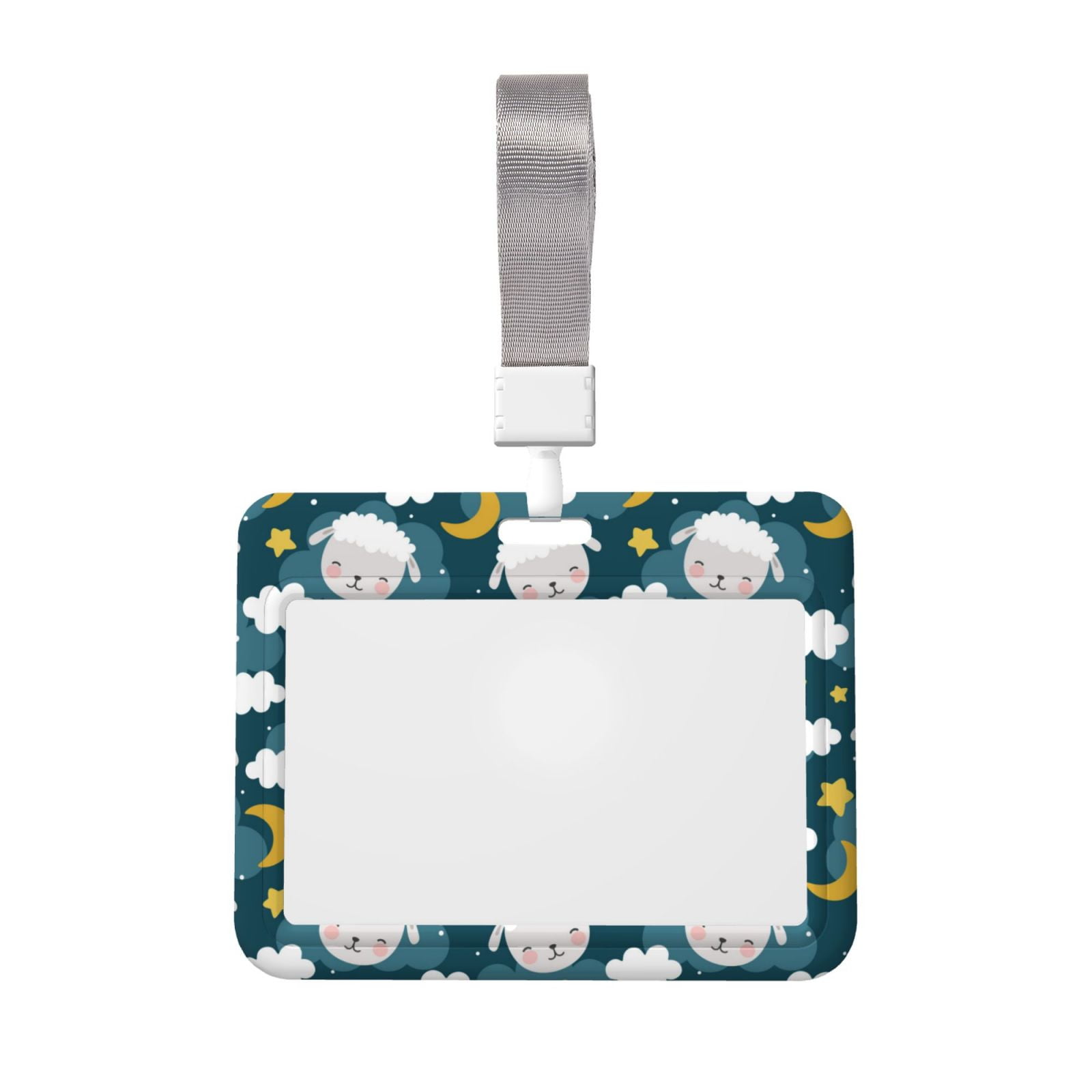 Kdxio Sweet Dream Lamb Card Badge Holder Work Badge Sleeve for Office ...