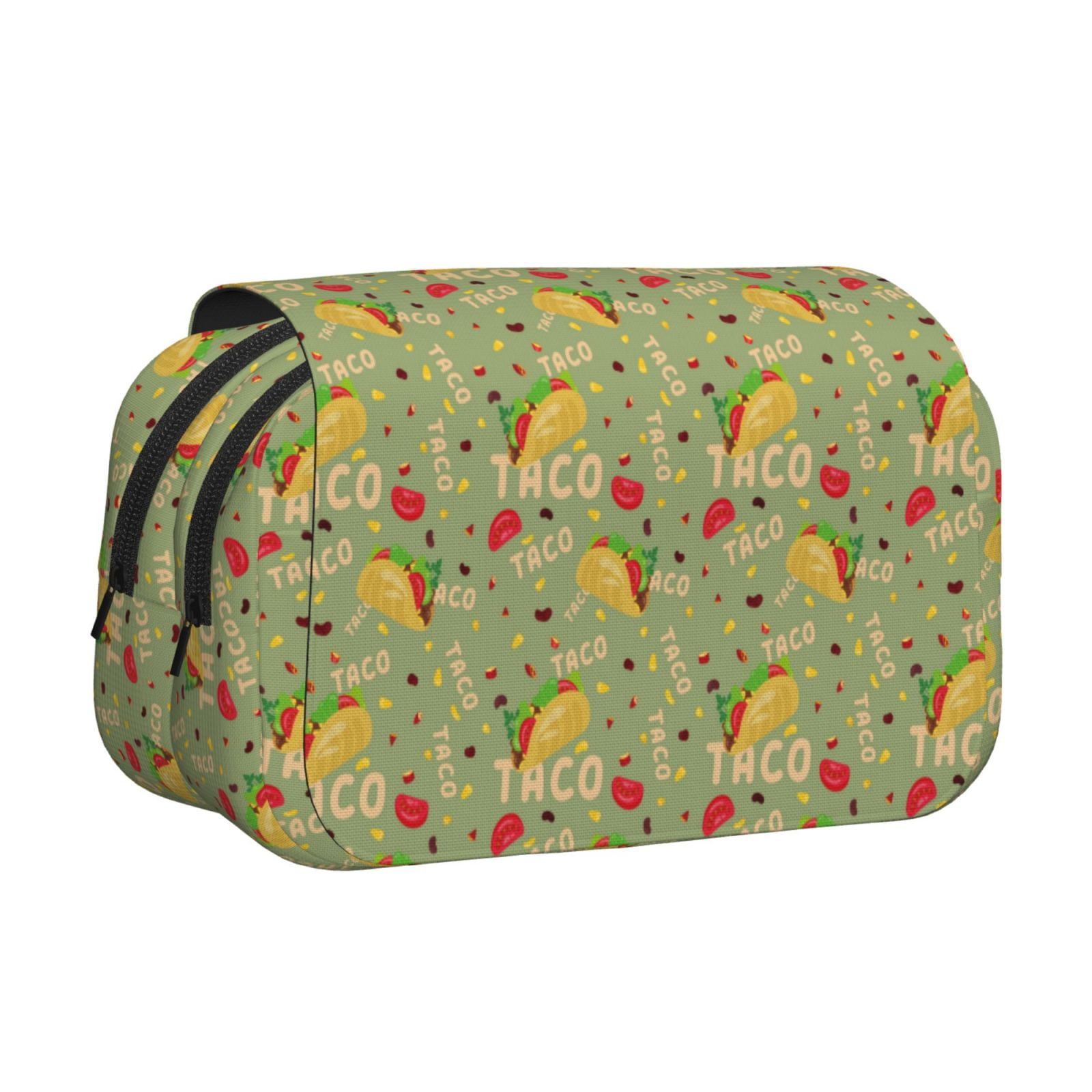 Kdxio Taco for Double Compartment Pen Case Oxford Organizer with Zipper ...