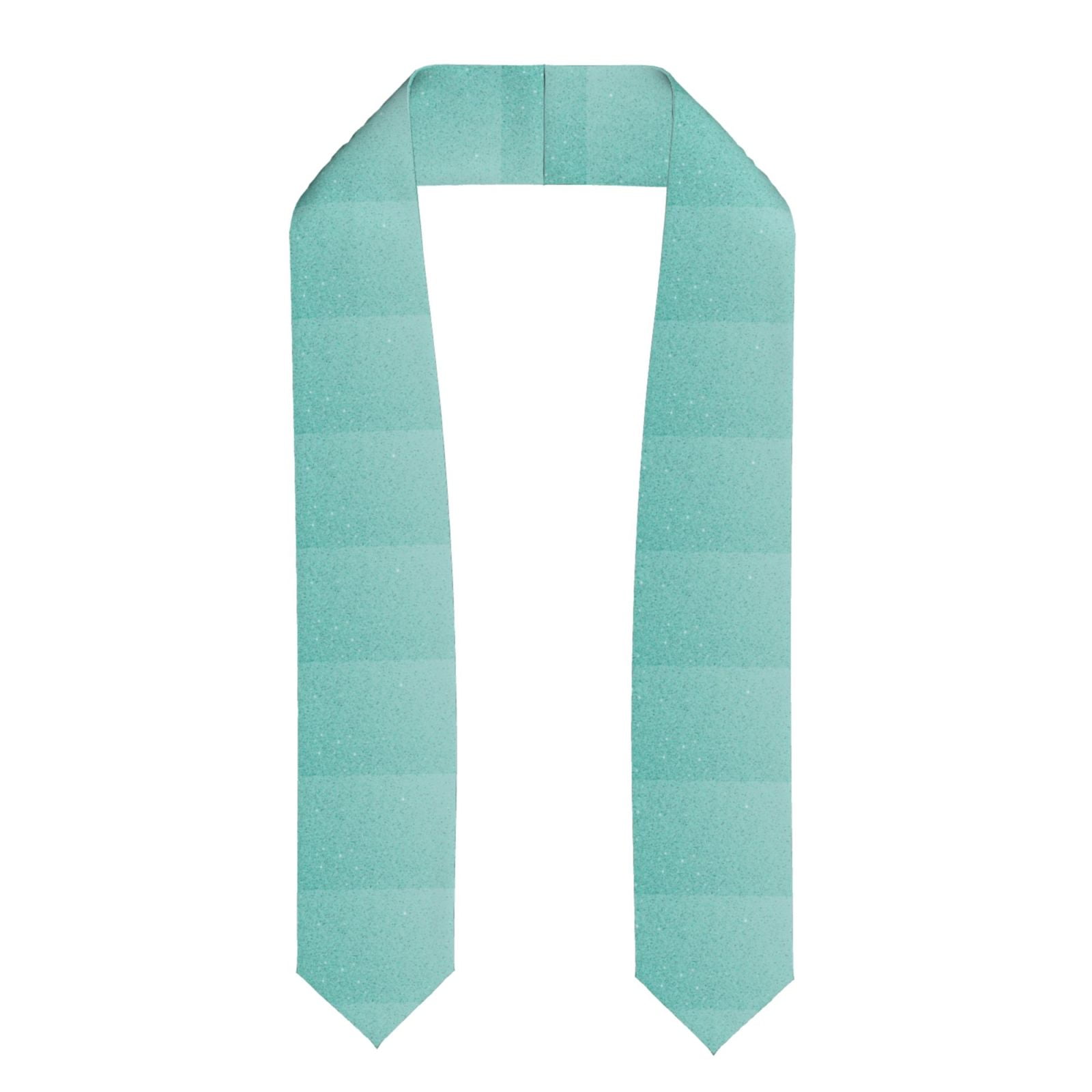 Kdxio Teal Turquoise Glitter Graduation Stole Class, Graduation Sash ...