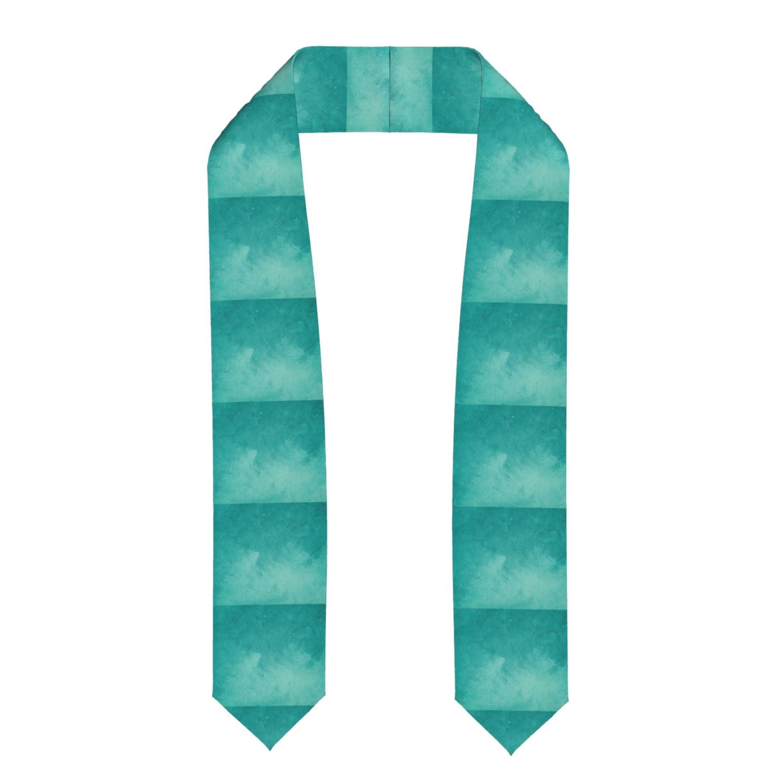 Kdxio Teal Turquoise1 Graduation Stole Class, Graduation Sash, Unisex ...