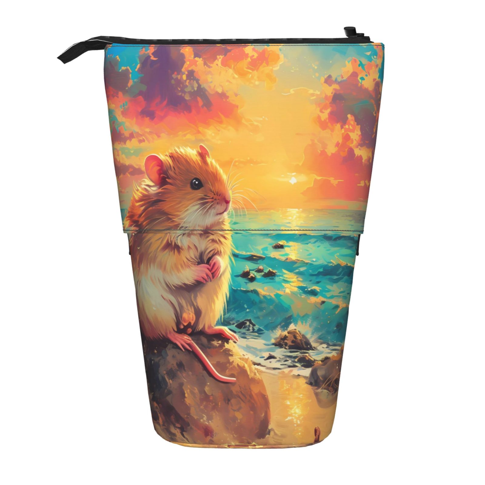 Kdxio Telescopic Pencil Bag Pen Holder Stationery Case,Stand-up Retractable Transformer Bag ...