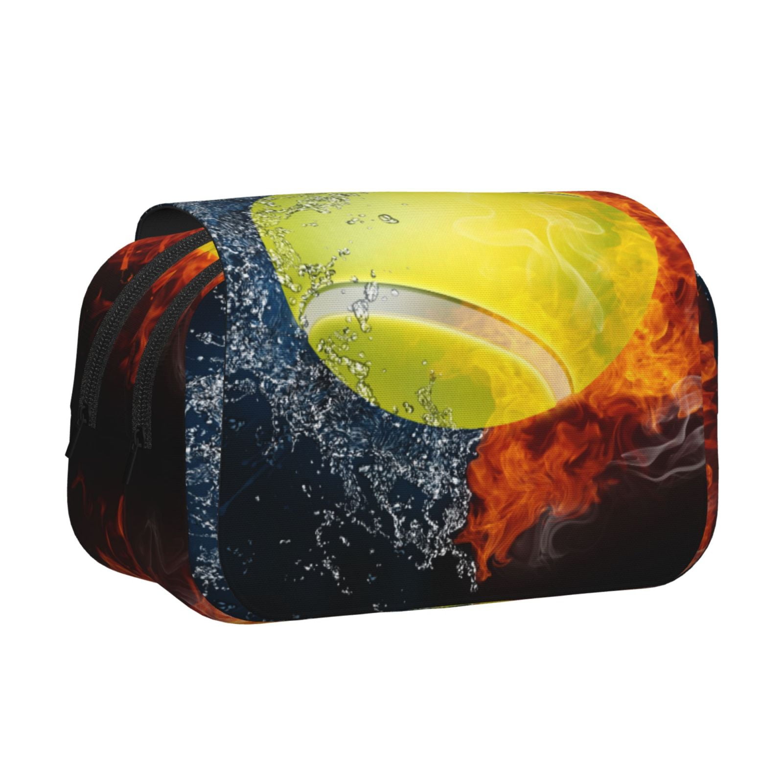 Kdxio Tennis Ball In Fire And Water for Double Compartment Pen Case ...