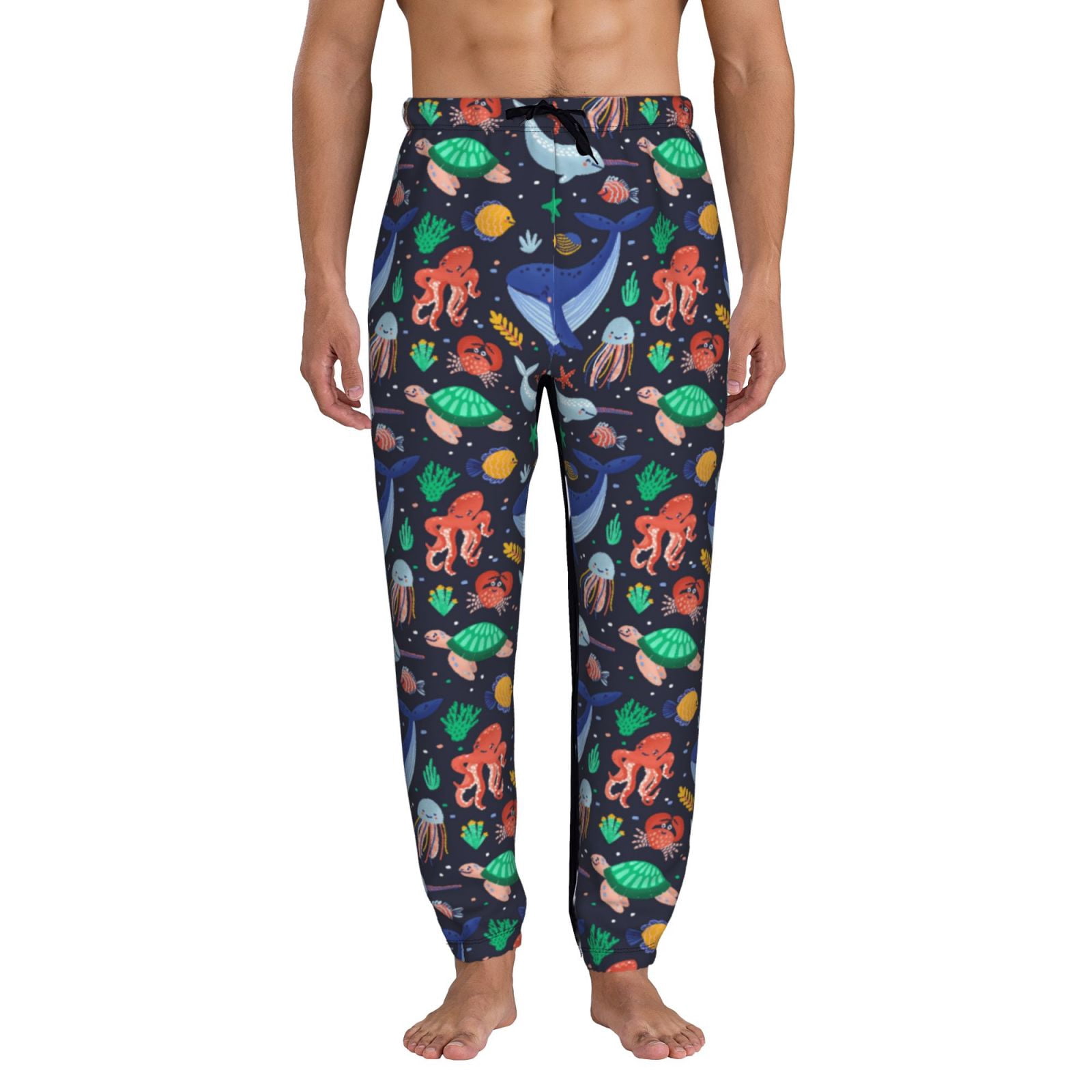 Kdxio The Underwater World Pattern Joggers,Sweatpants for Men with ...