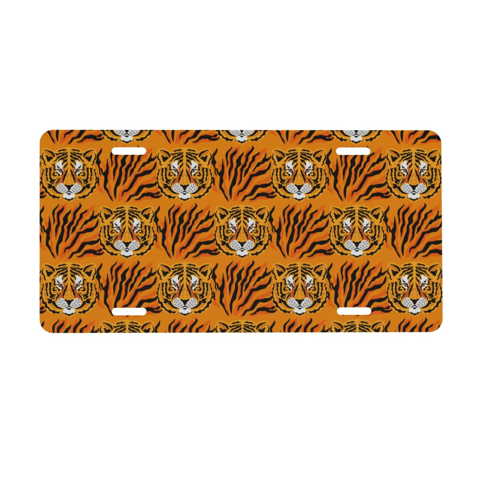 Kdxio Tiger License Plate Car Front License Plate Car Decoration Car ...
