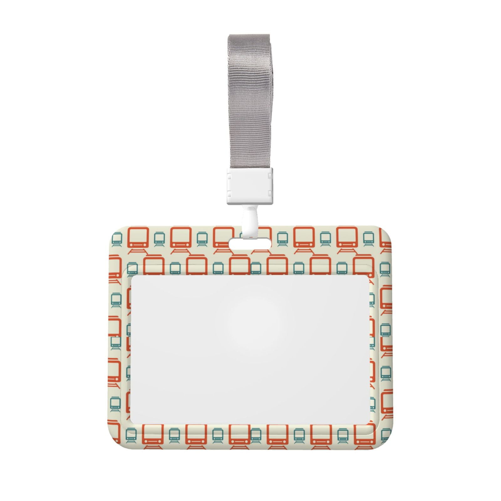 Kdxio Train1 Card Badge Holder Work Badge Sleeve for Office, School ...