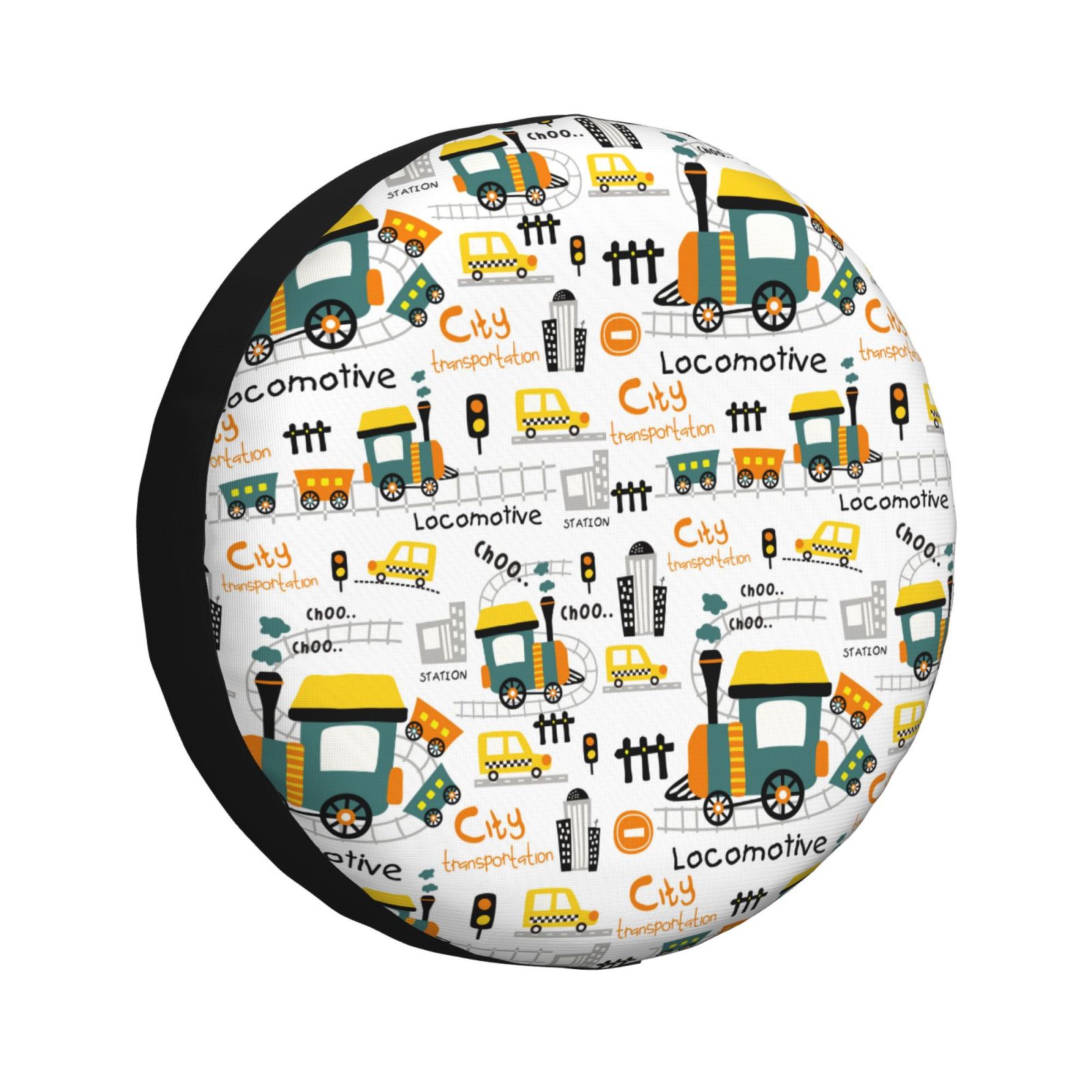 Kdxio Transportation Cartoon for Tire Cover Wheel Protectors Tyre ...