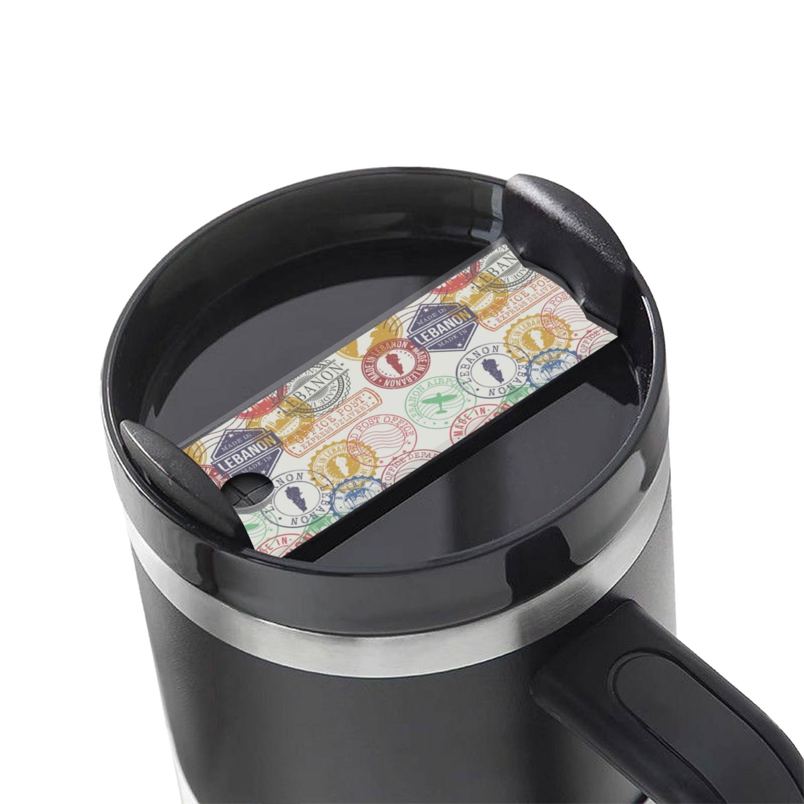 Kdxio Travel Stamp Name Plate Compatible Stanley Cups Name Tag Acrylic ...