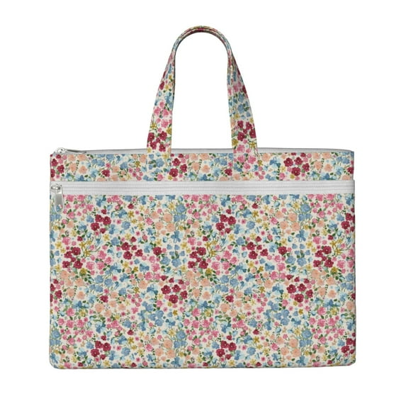 Kdxio Trendy Floral Design File Tote Document Bag Business Briefcase ...