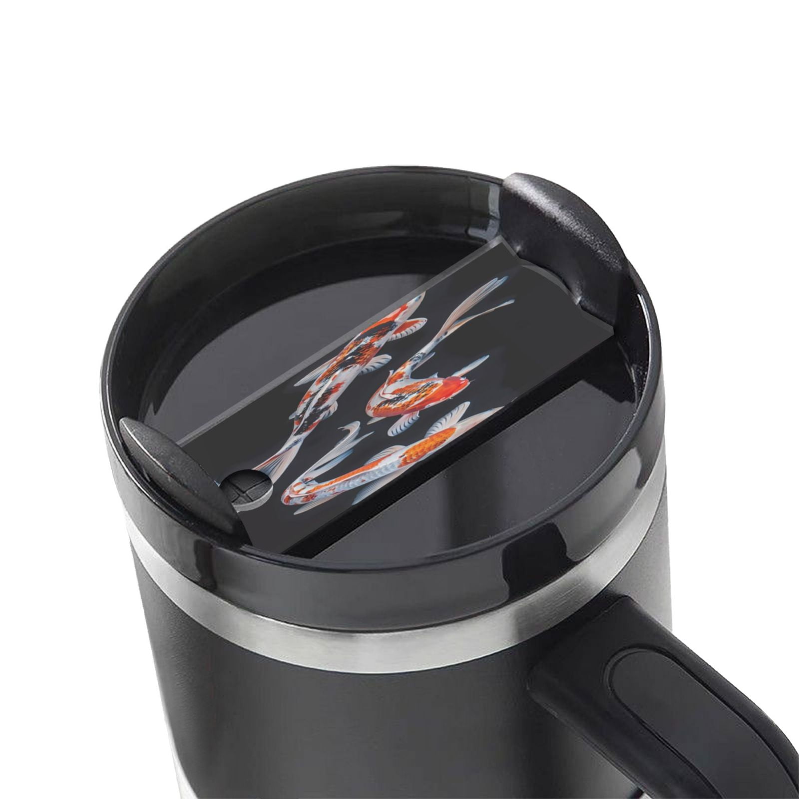 Kdxio Tricolor Koi Fish Trio Name Plate Compatible Stanley Cups Name ...