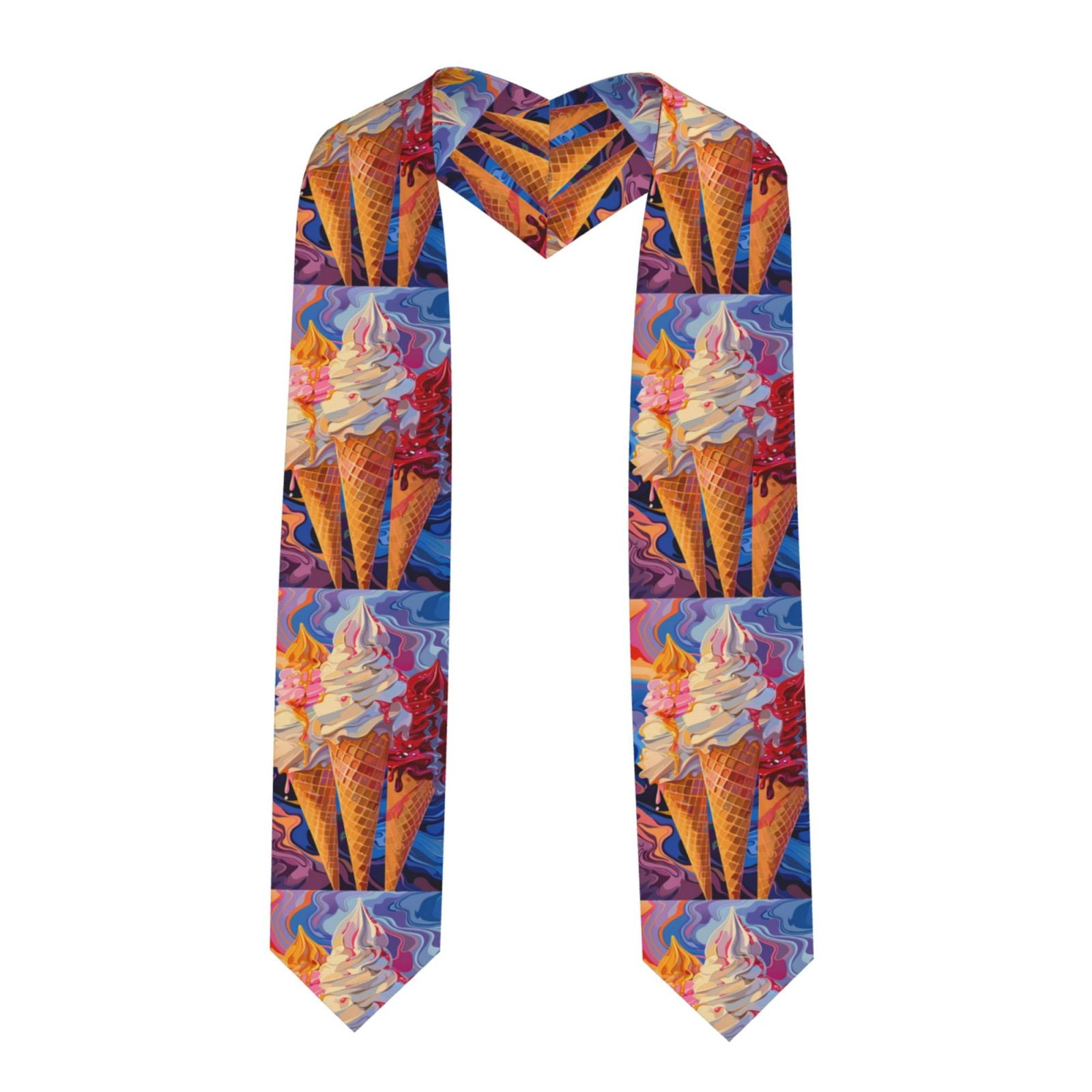 Kdxio Trio Of Dripping Cones Graduation Stole Class, Graduation Sash ...