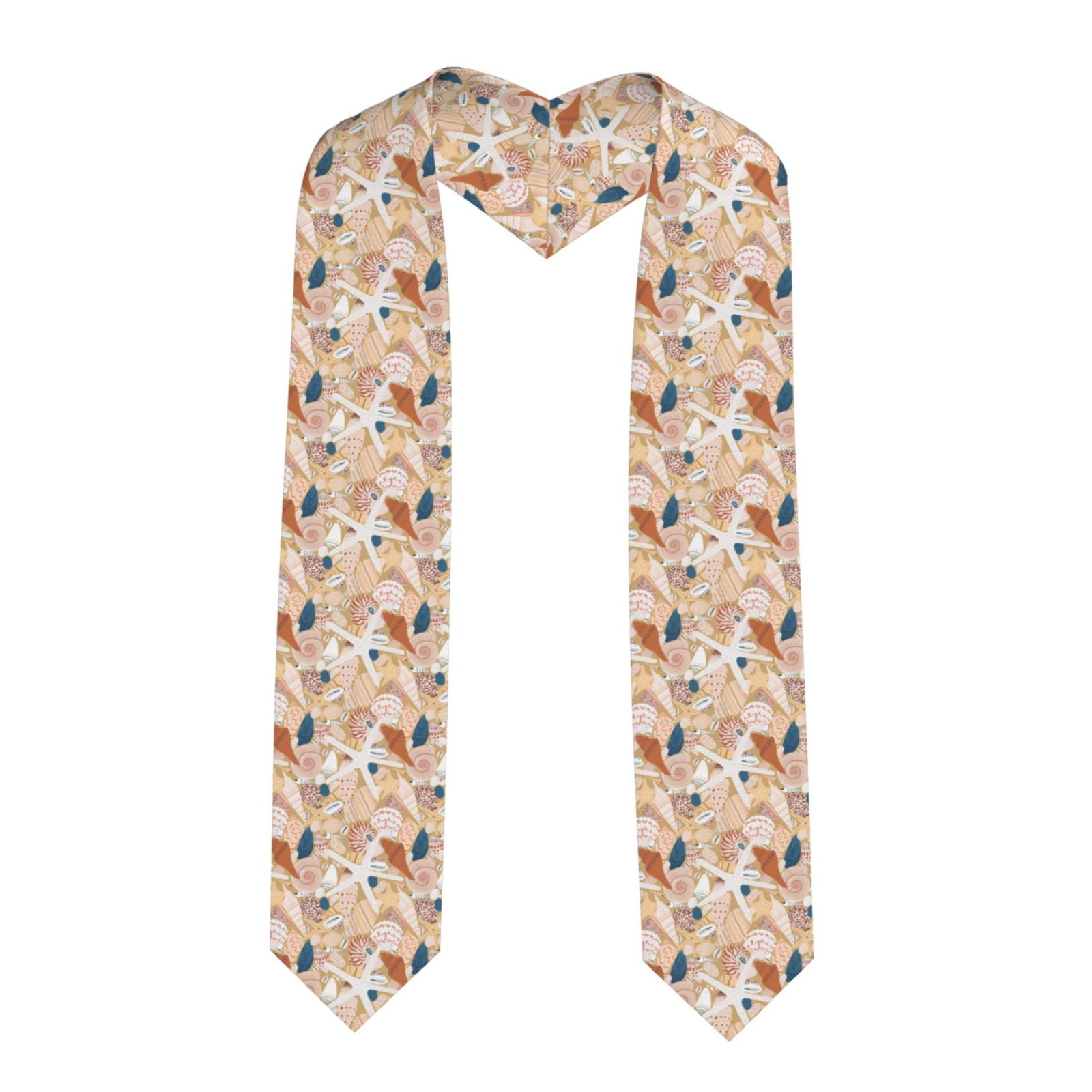 Kdxio Tropical Beach Sea Shell Graduation Stole Class, Graduation Sash ...