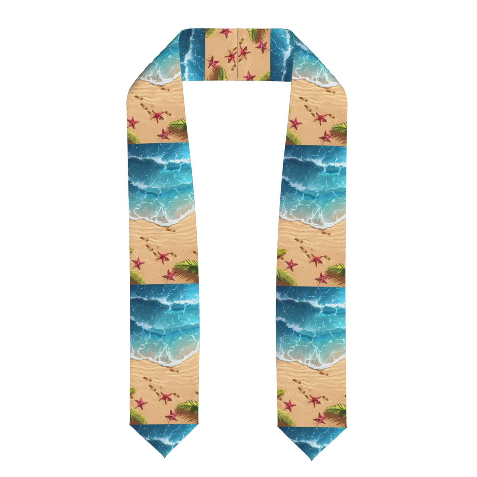Kdxio Tropical Beach With Starfish Graduation Stole Class, Graduation ...