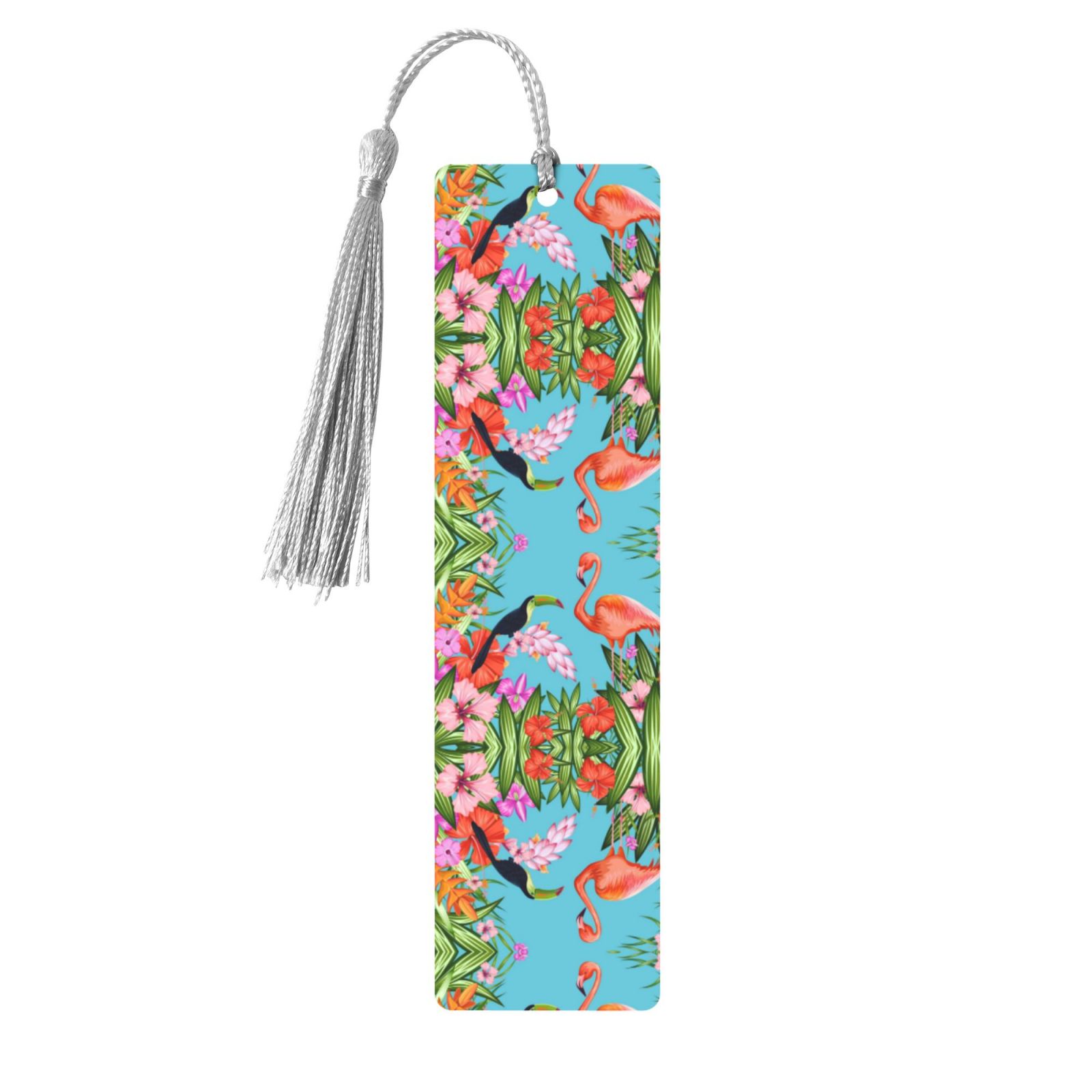 Kdxio Tropical Jungle Flamingo Print Metal Tassel Bookmarks,Perfect ...