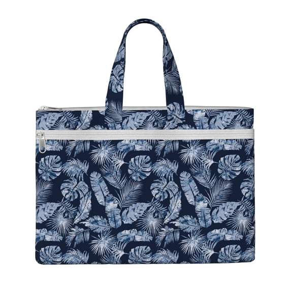 Kdxio Tropical Leaves File Tote Document Bag Business Briefcase Bag ...