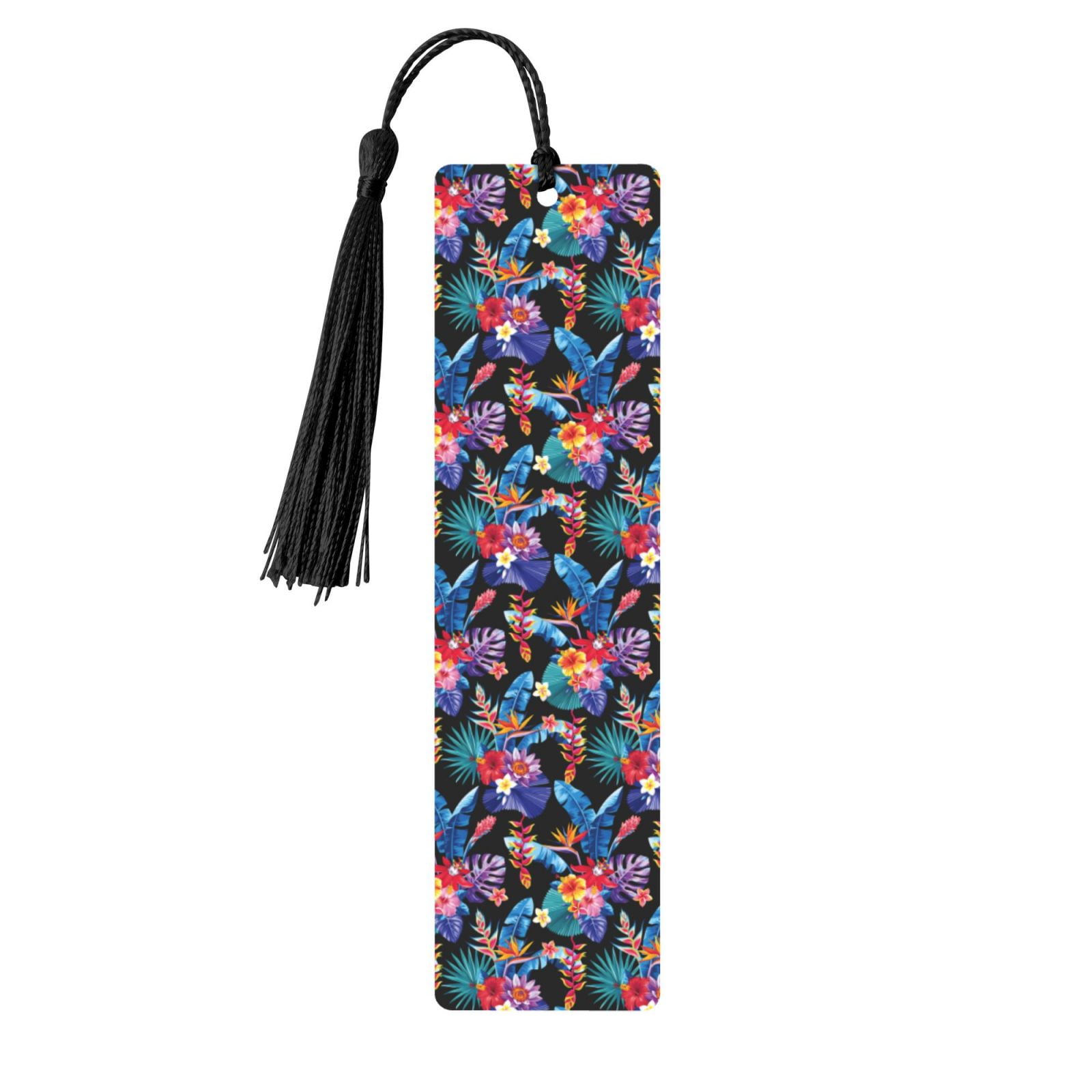 Kdxio Tropical Palm Leaves Print Metal Tassel Bookmarks,Perfect Gift ...