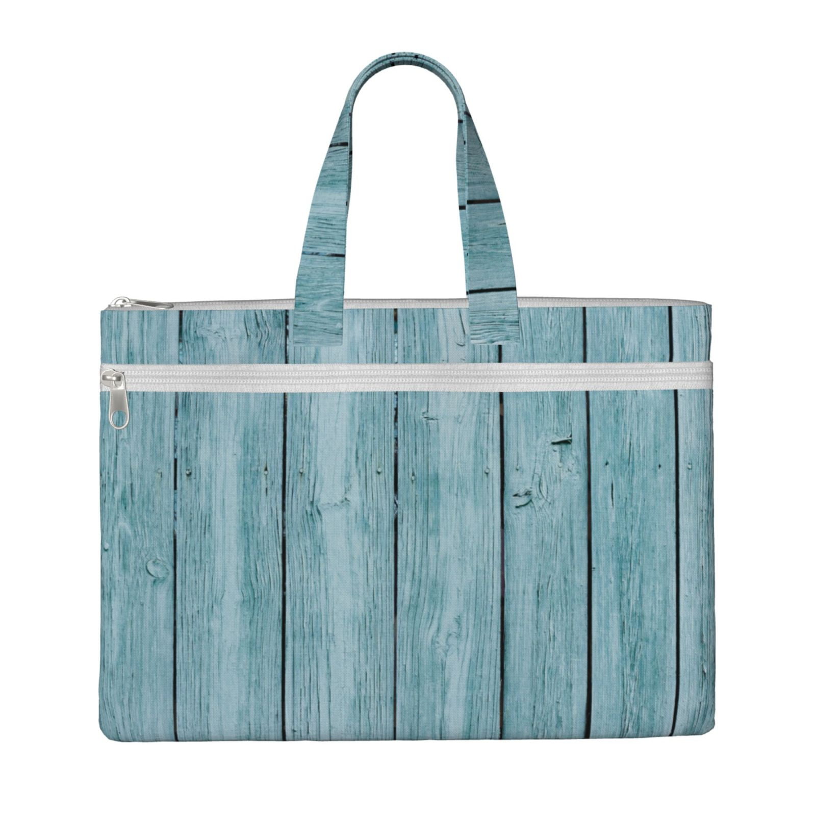 Kdxio Turquoise Wooden1 File Tote Document Bag Business Briefcase Bag ...