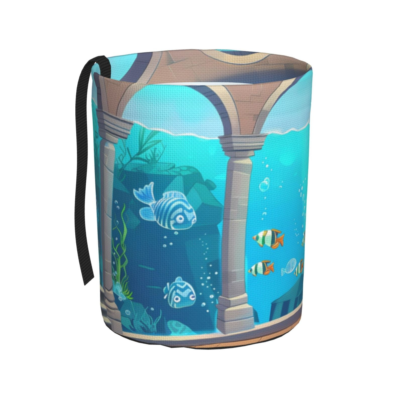 Kdxio Underwater Aquarium Arches Car Trash Can Garbage Car Accessories ...