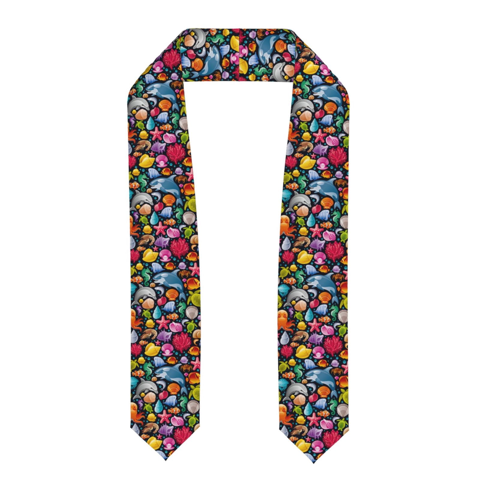 Kdxio Underwater Diving Animals Graduation Stole Class, Graduation Sash ...