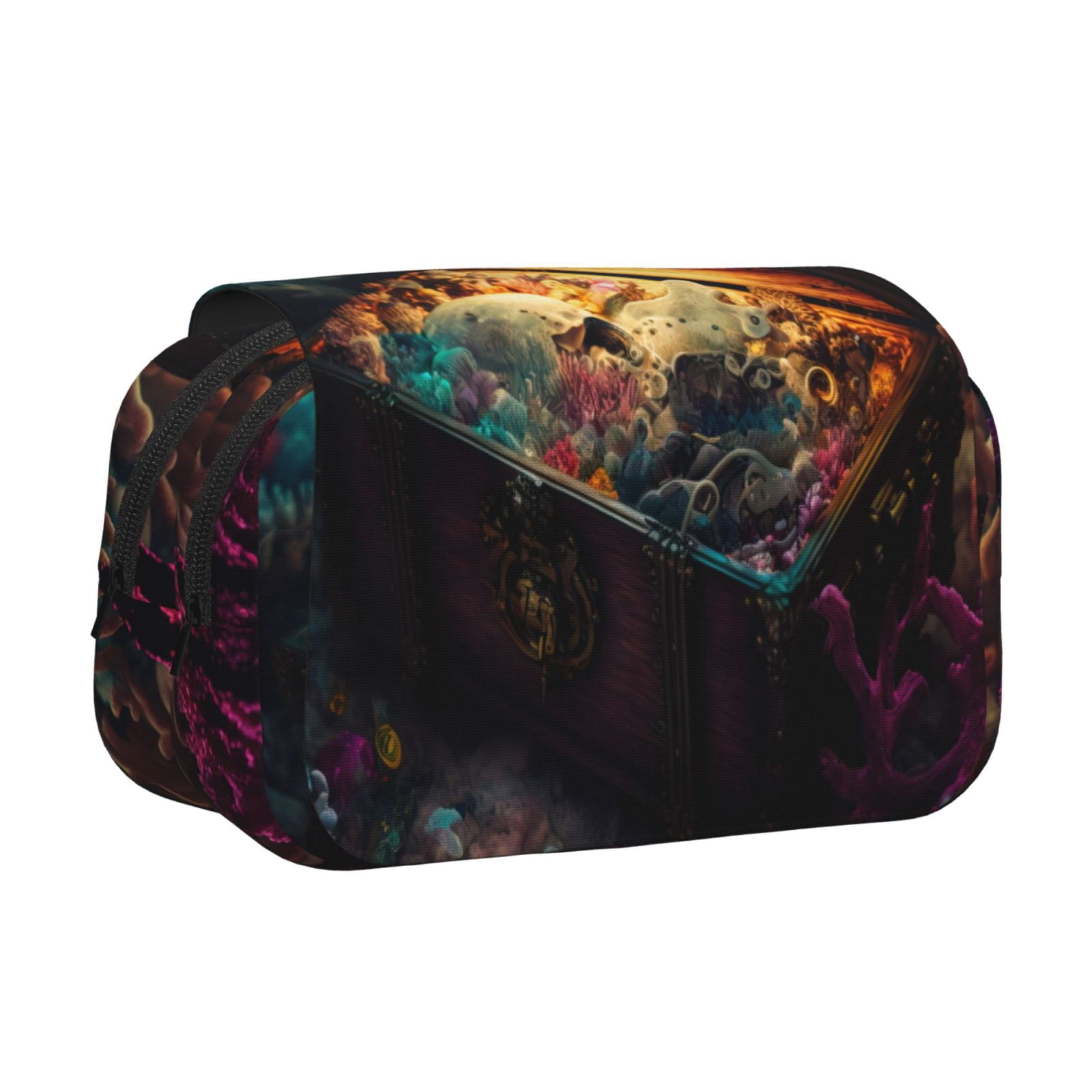Kdxio Underwater Treasure Chest for Double Compartment Pen Case Oxford ...