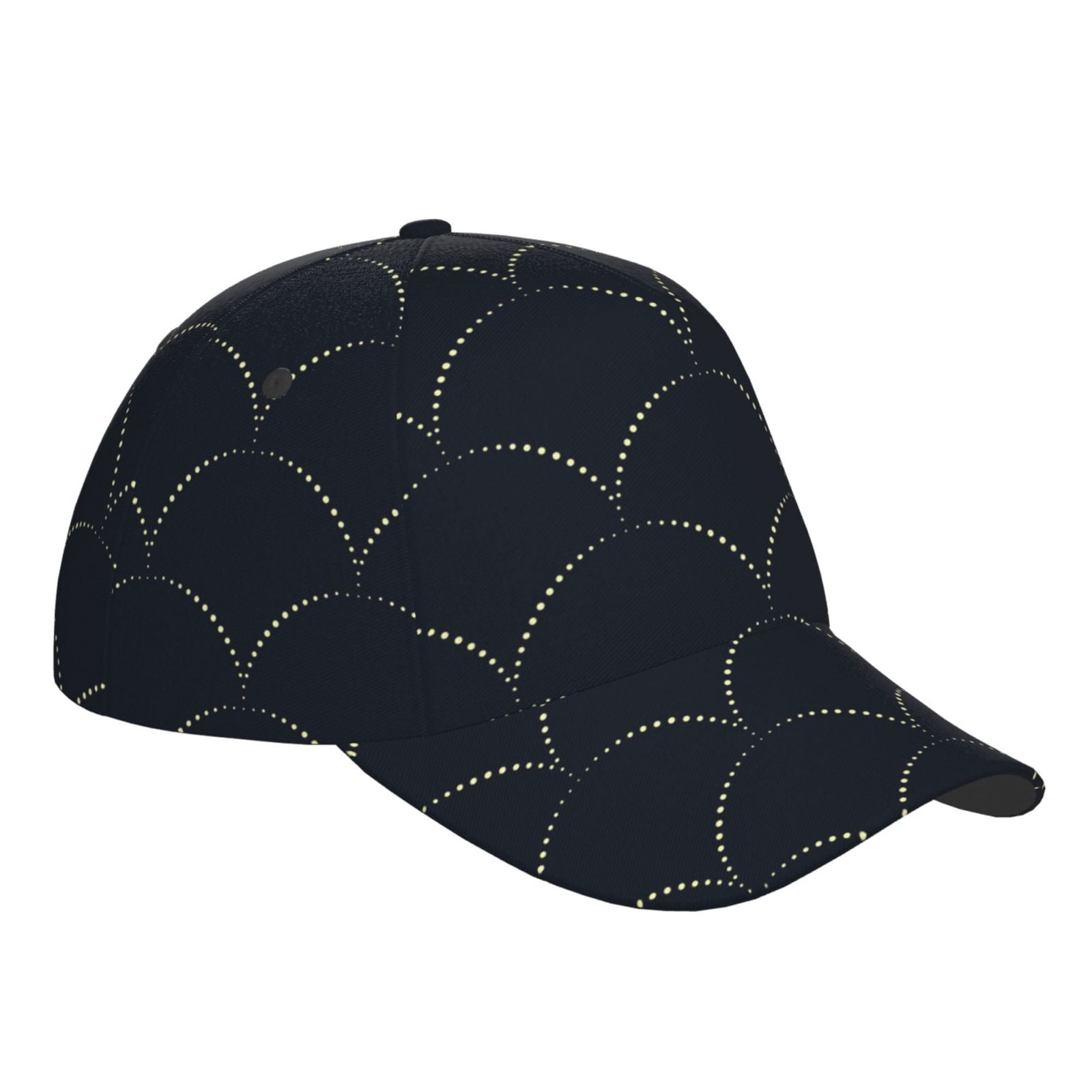 Kdxio Unisex Black Fish scales Pattern Baseball Cap Unisex Washed ...