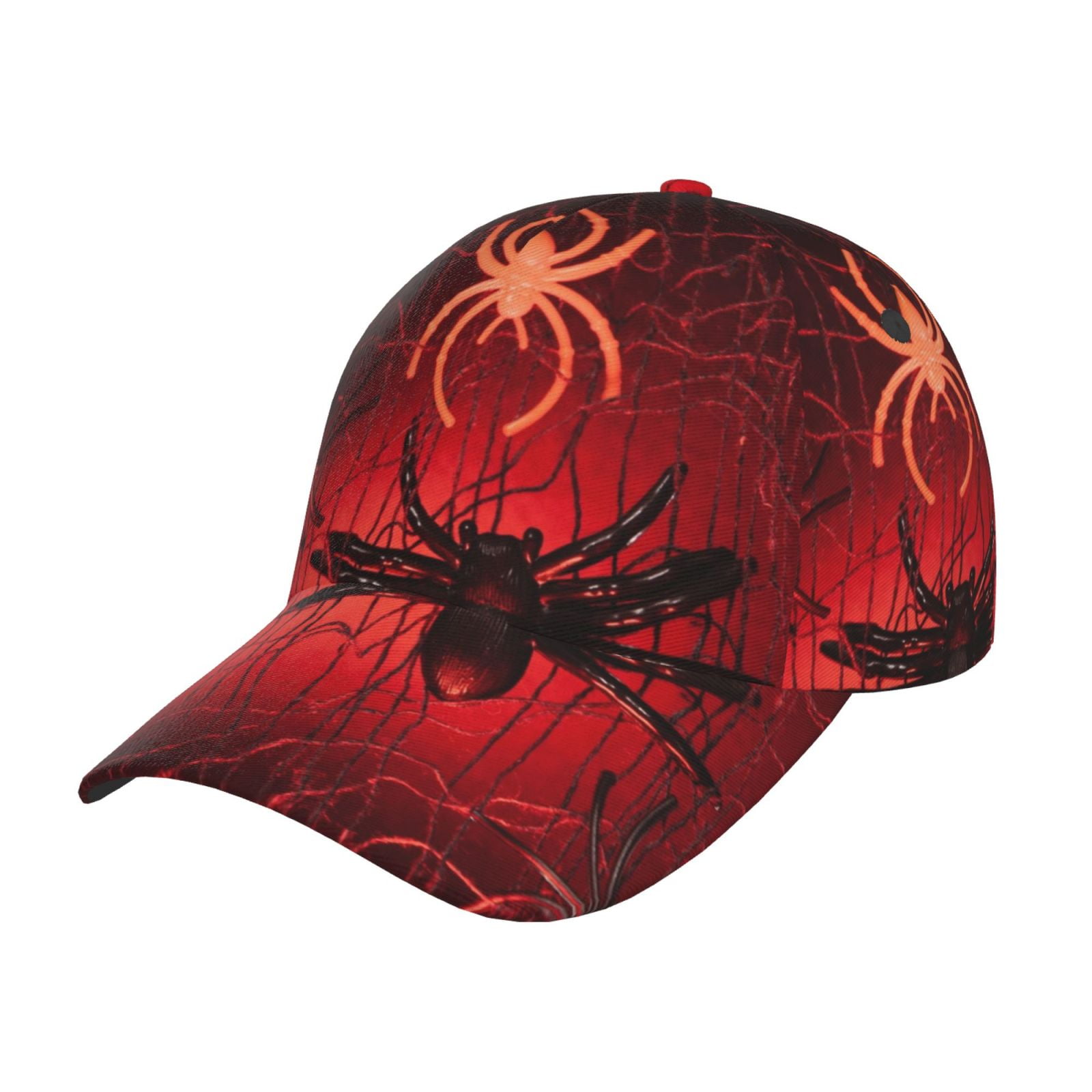 Kdxio Unisex Black Spider Web With Spiders Pattern Baseball Cap Unisex ...