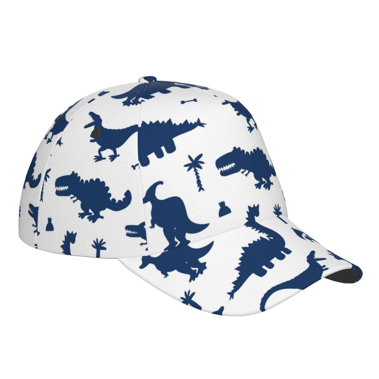 Kdxio Unisex Cute Cartoon Dinosaurs Pattern Baseball Cap Unisex Washed ...