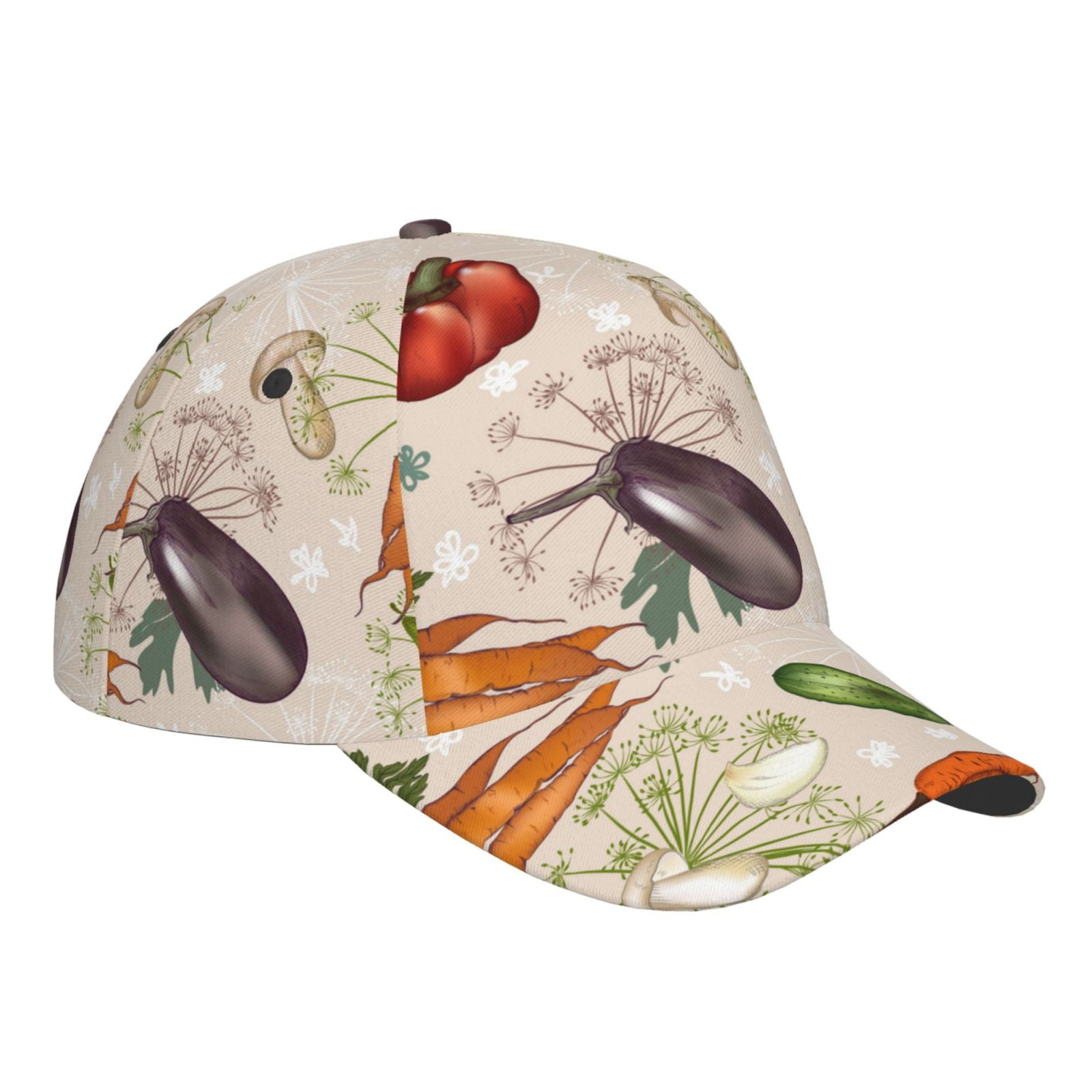 Kdxio Unisex Cute Vegetables Pattern Baseball Cap Unisex Washed Classic ...