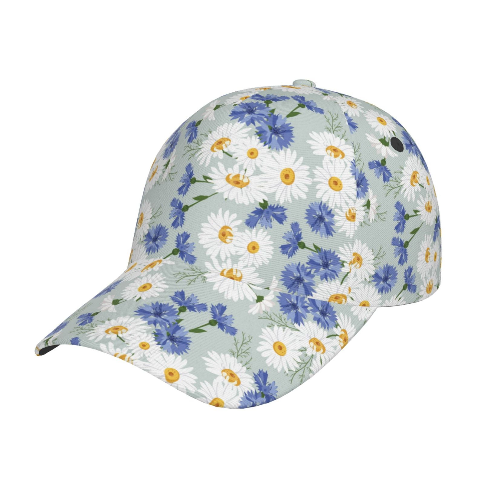 Kdxio Unisex Daisies Flowers Pattern Baseball Cap Unisex Washed Classic ...
