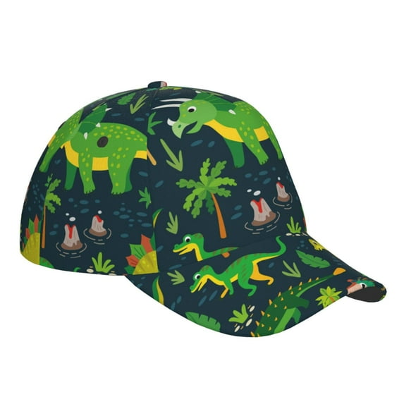 Kdxio Unisex Dinosaurs Pattern Baseball Cap Unisex Washed Classic ...