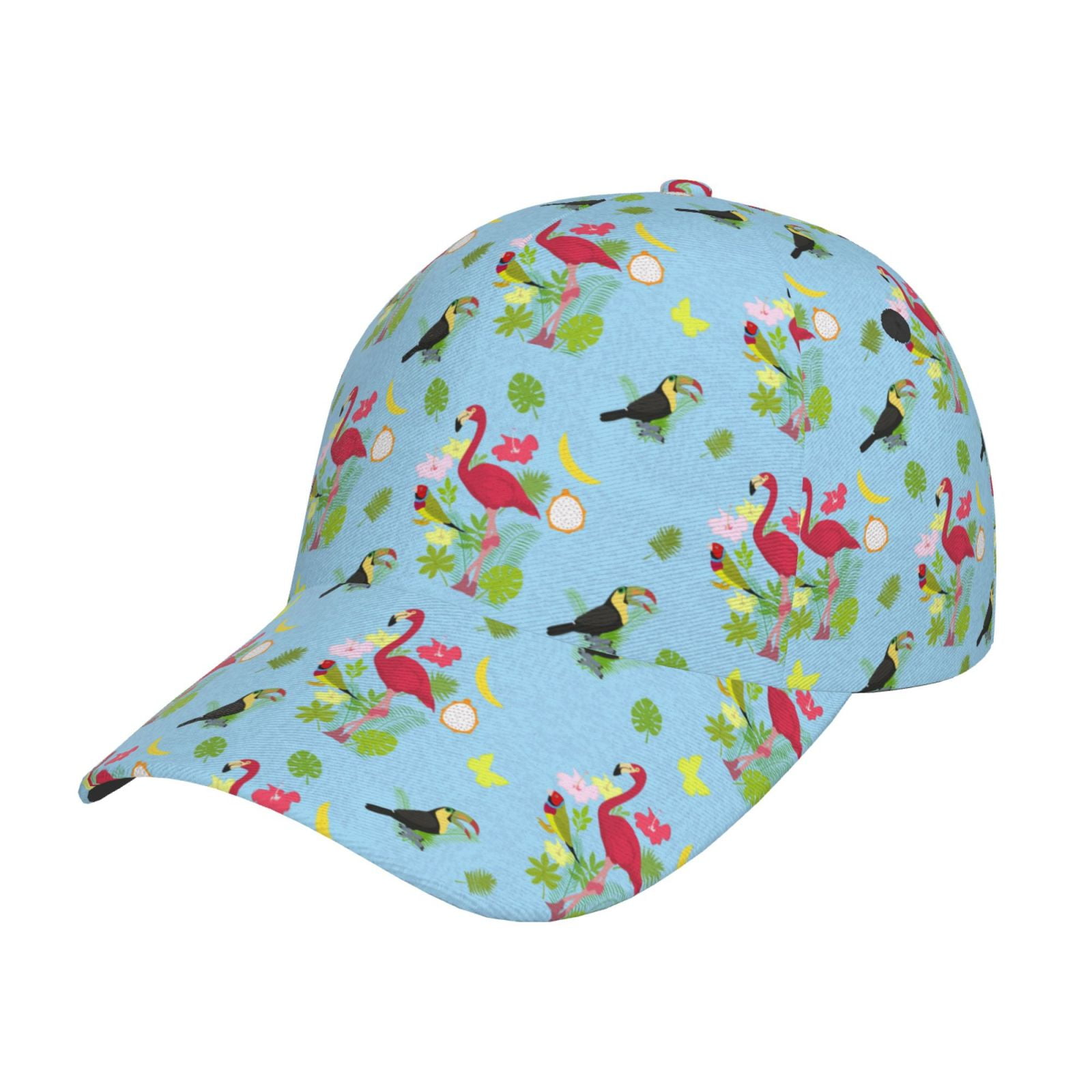 Kdxio Unisex Flamingos And Tropical Plants Pattern Baseball Cap Unisex ...