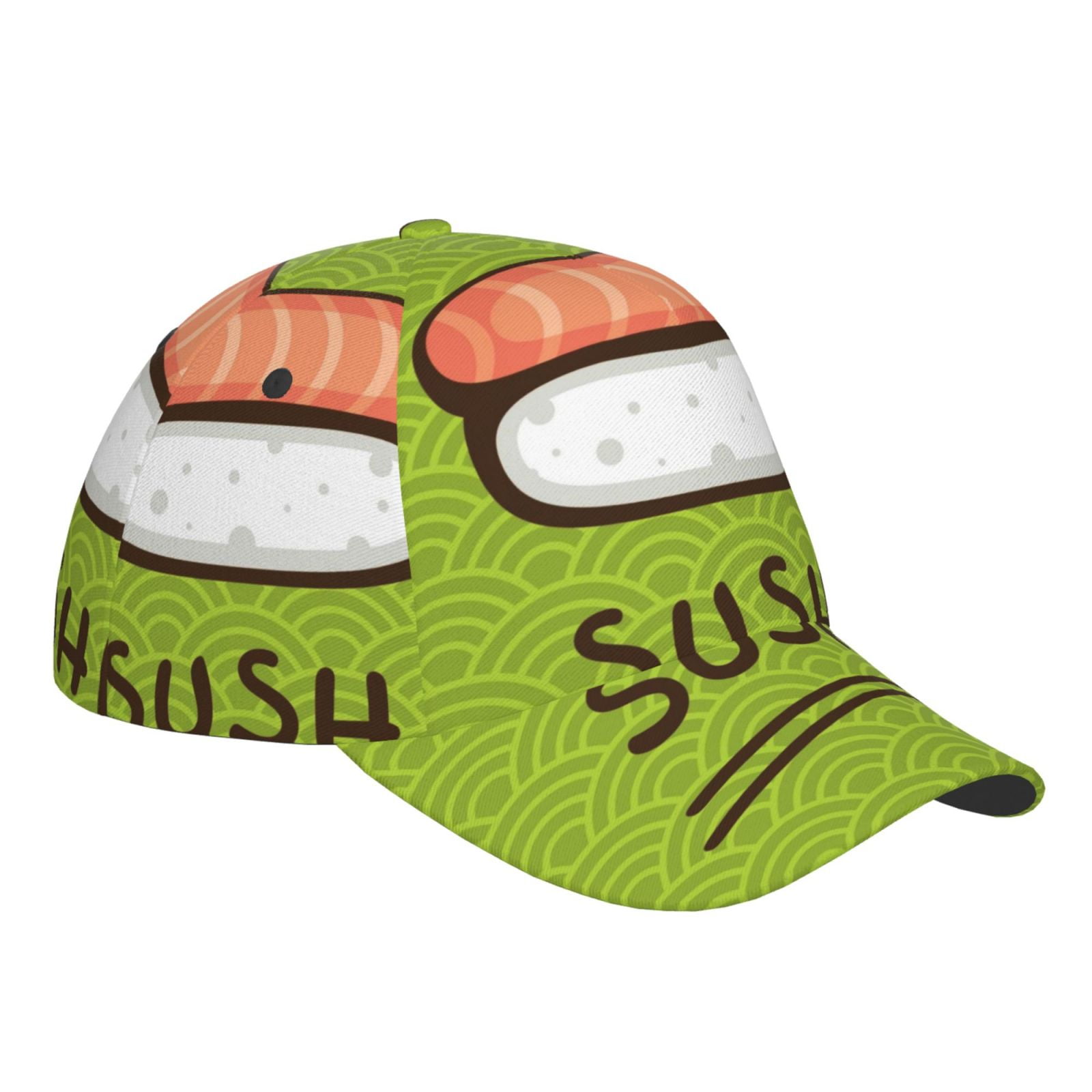 Kdxio Unisex Fresh Sushi Pattern Baseball Cap Unisex Washed Classic ...