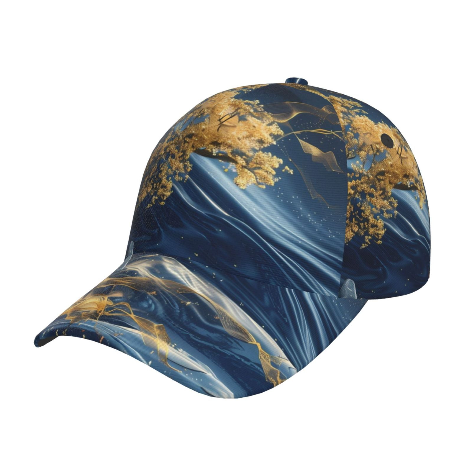 Kdxio Unisex Golden Fantasy Landscape Pattern Baseball Cap Unisex ...