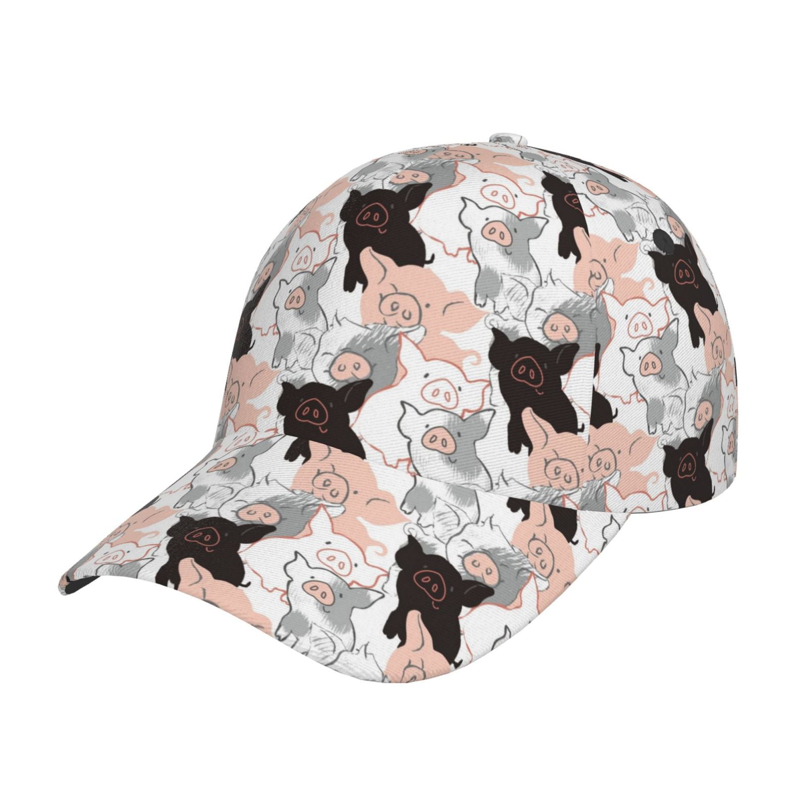 Kdxio Unisex Pigs Pattern Baseball Cap Unisex Washed Classic Adjustable ...