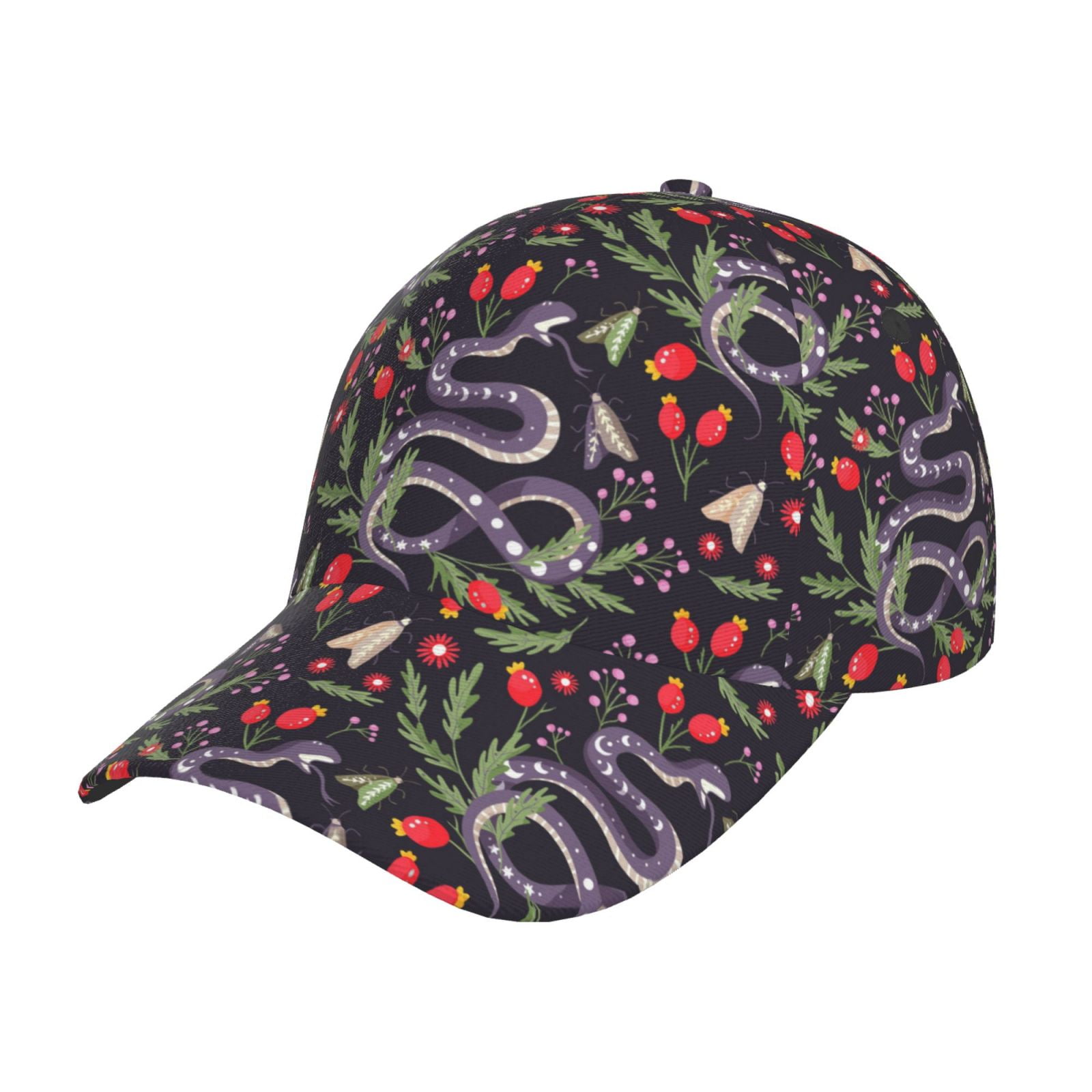 Kdxio Unisex Snakes And Snake Fruit Pattern Baseball Cap Unisex Washed ...