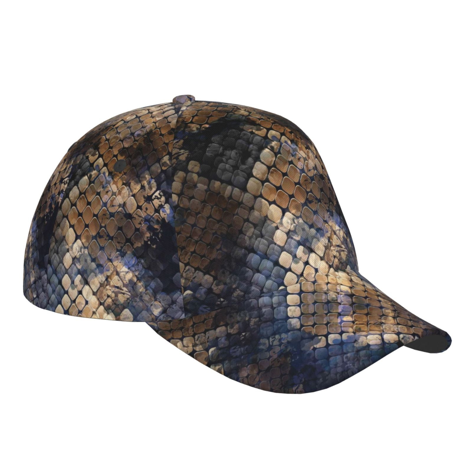 Kdxio Unisex Watercolor Snake Skin Pattern Baseball Cap Unisex Washed ...