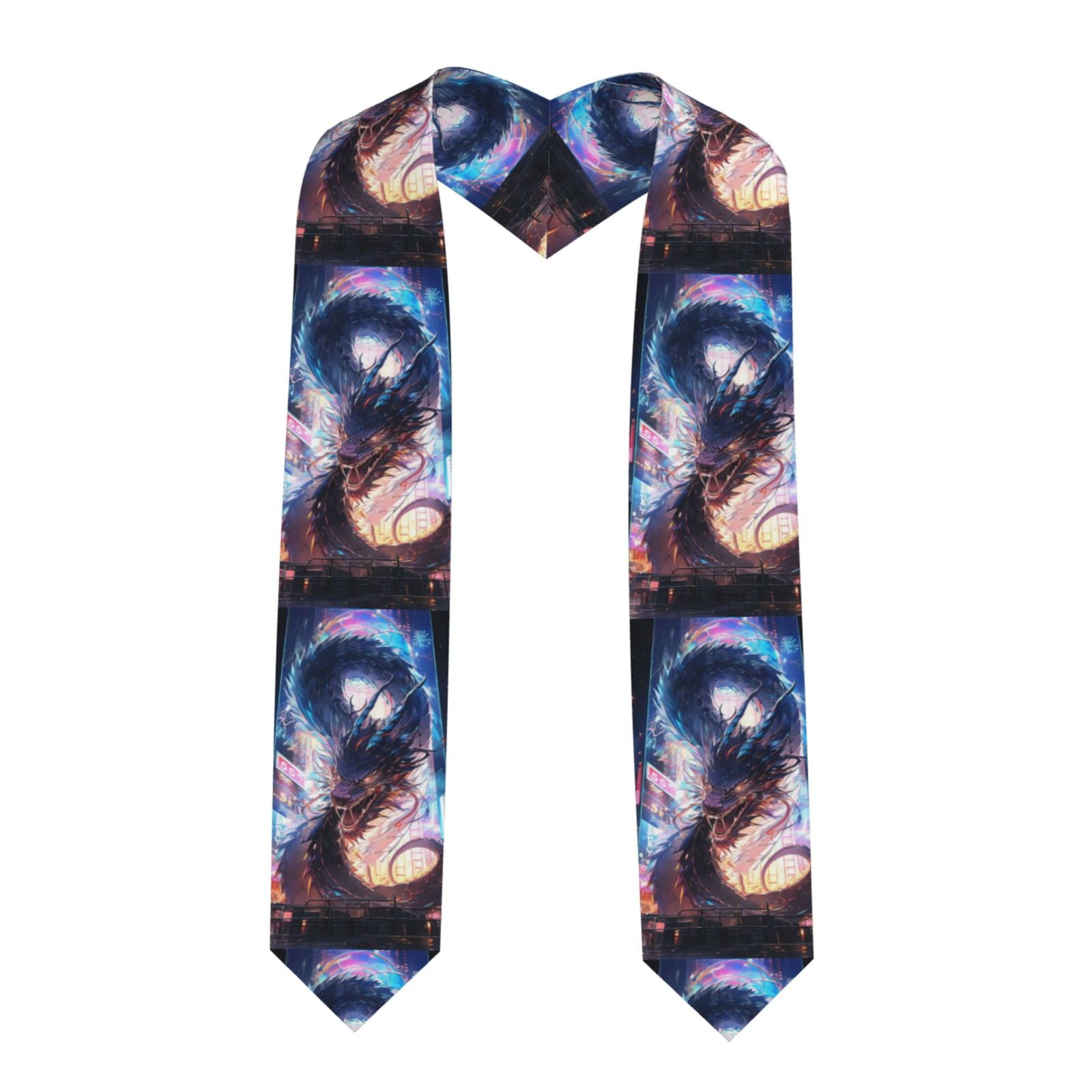 Kdxio Urban Style Colorful Dragon Graduation Stole Class, Graduation ...