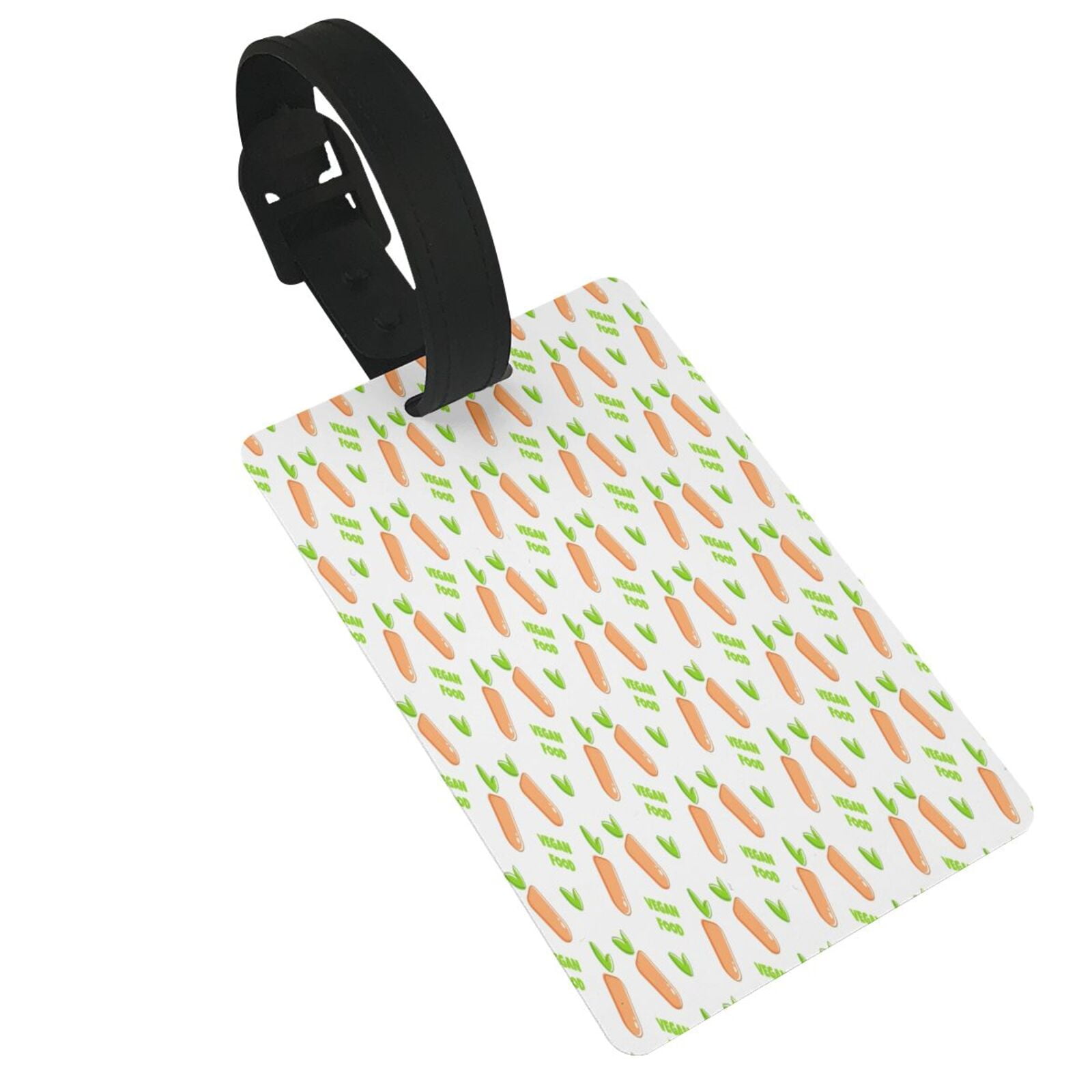 Kdxio Vegan Fruit Carrot Luggage Tags Privacy Cover ID Label Suitcase ...