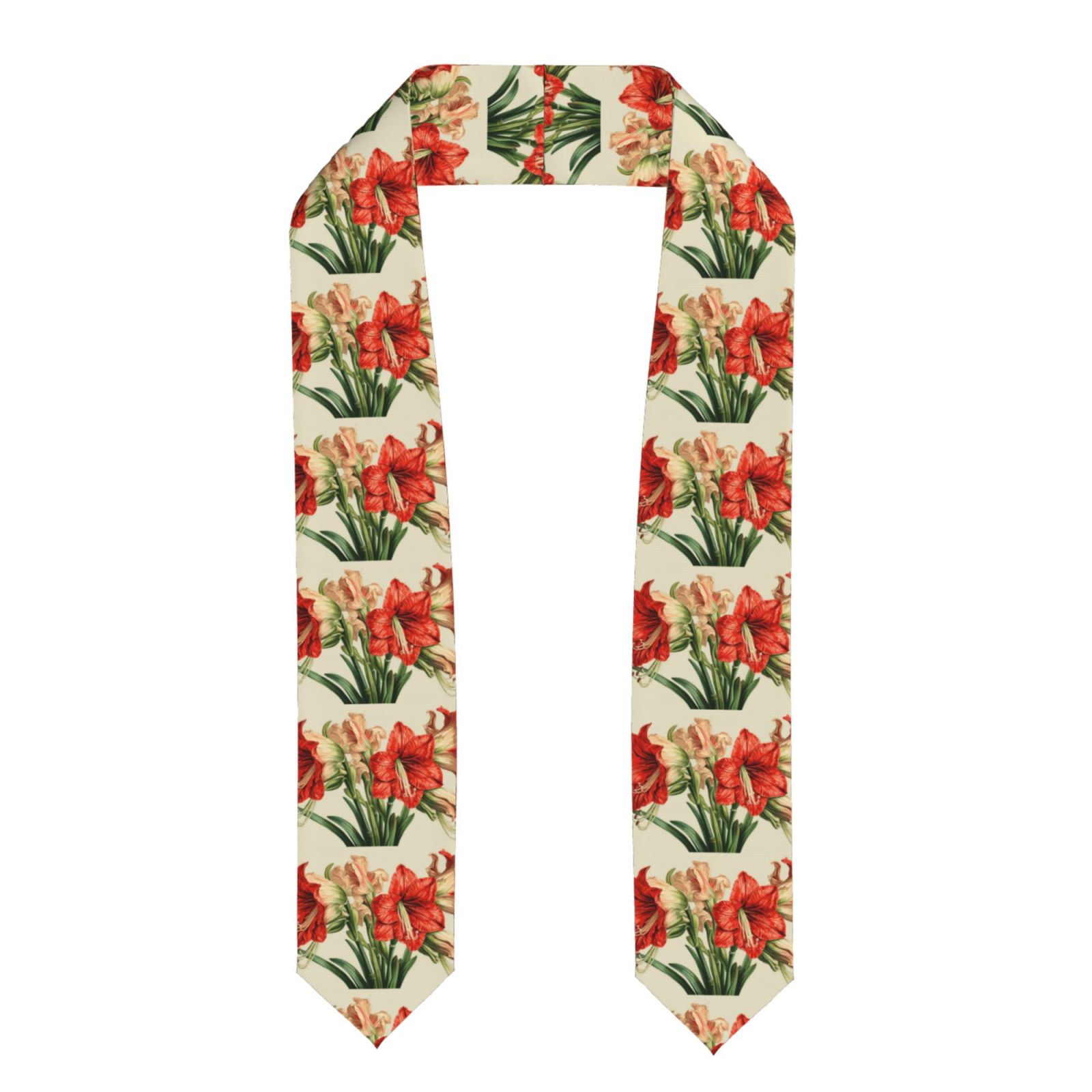 Kdxio Vibrant Amaryllis Flowers Graduation Stole Class, Graduation Sash ...