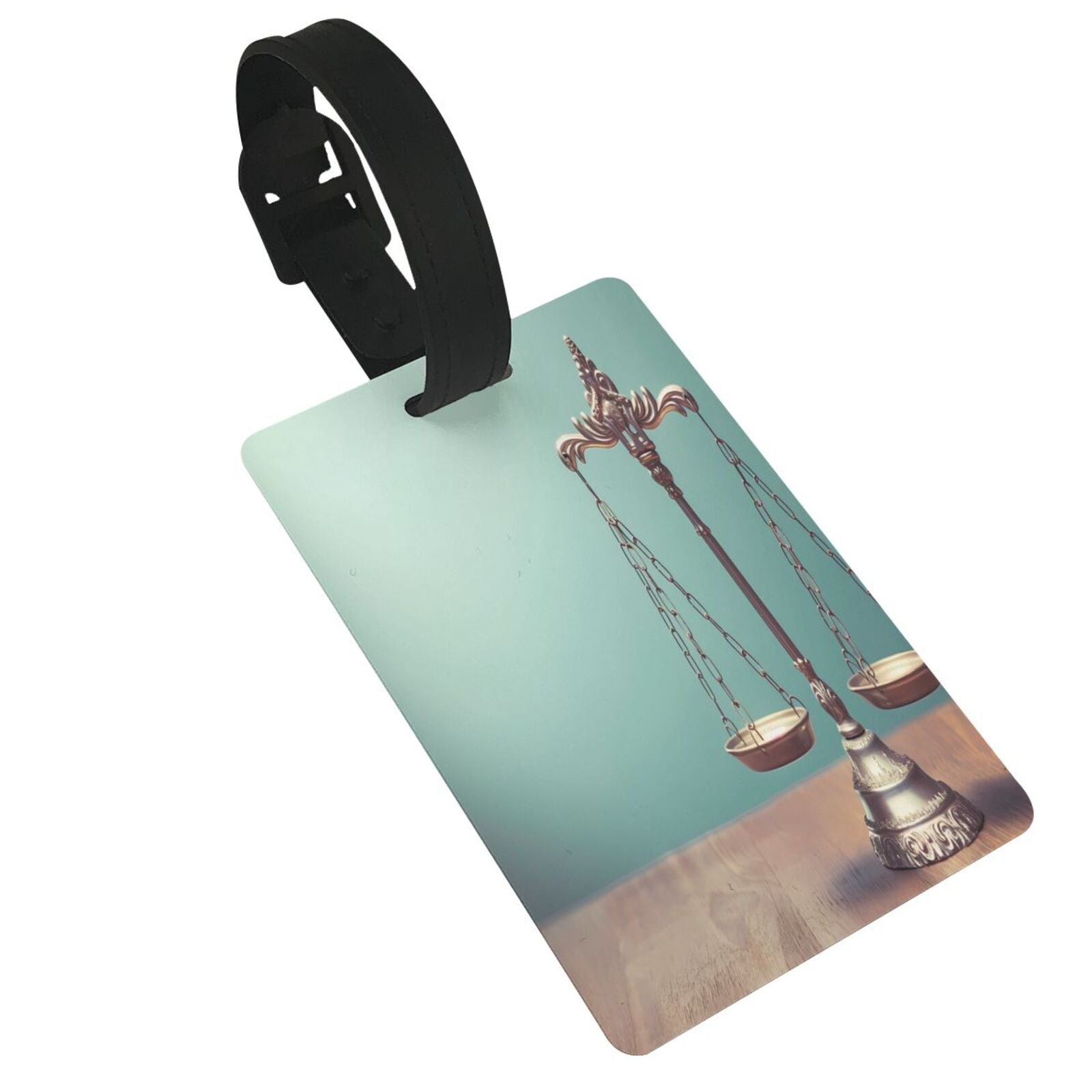 Kdxio Vintage Brass Balance Scale Luggage Tags Privacy Cover ID Label ...