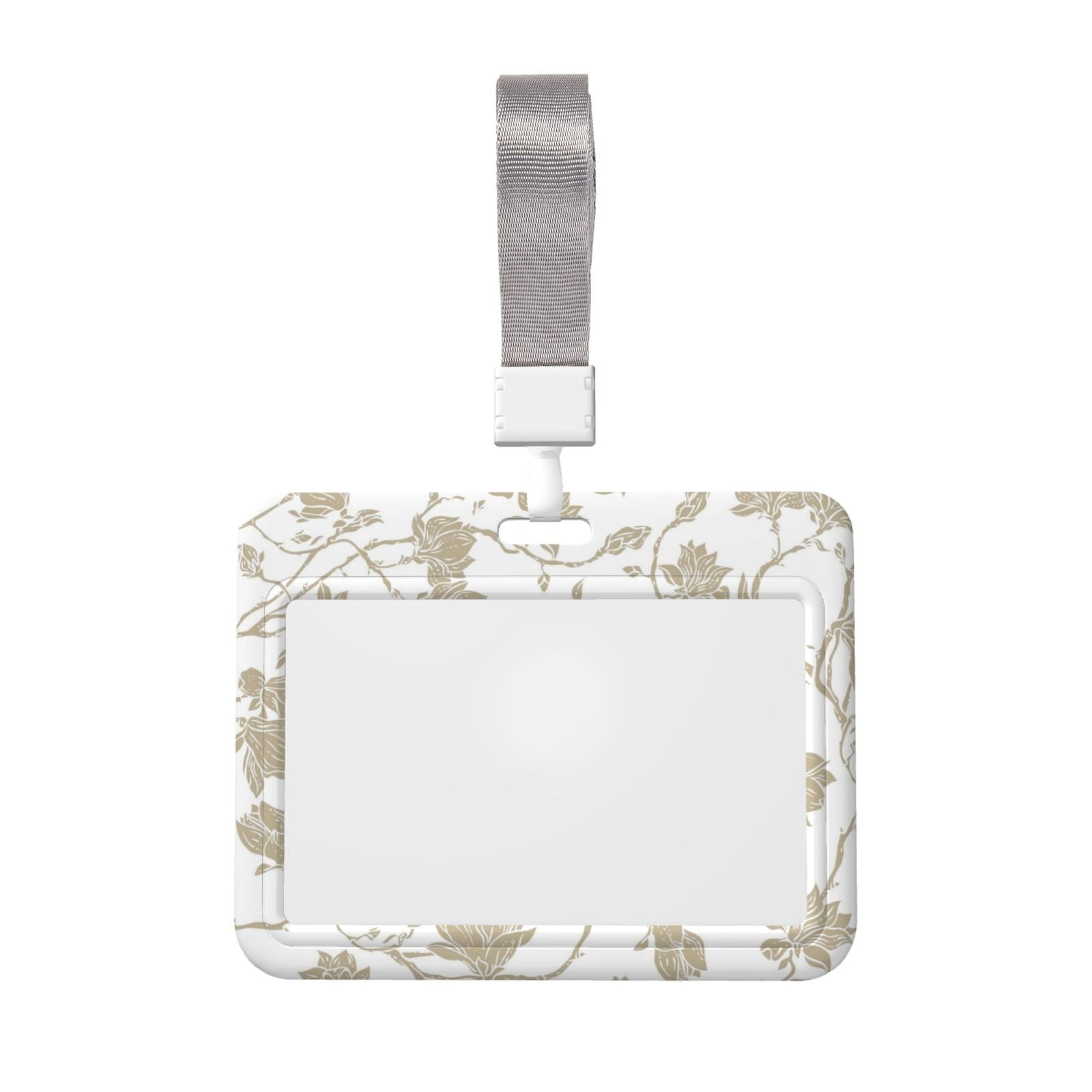 Kdxio Vintage Stylized White Color Card Badge Holder Work Badge Sleeve ...