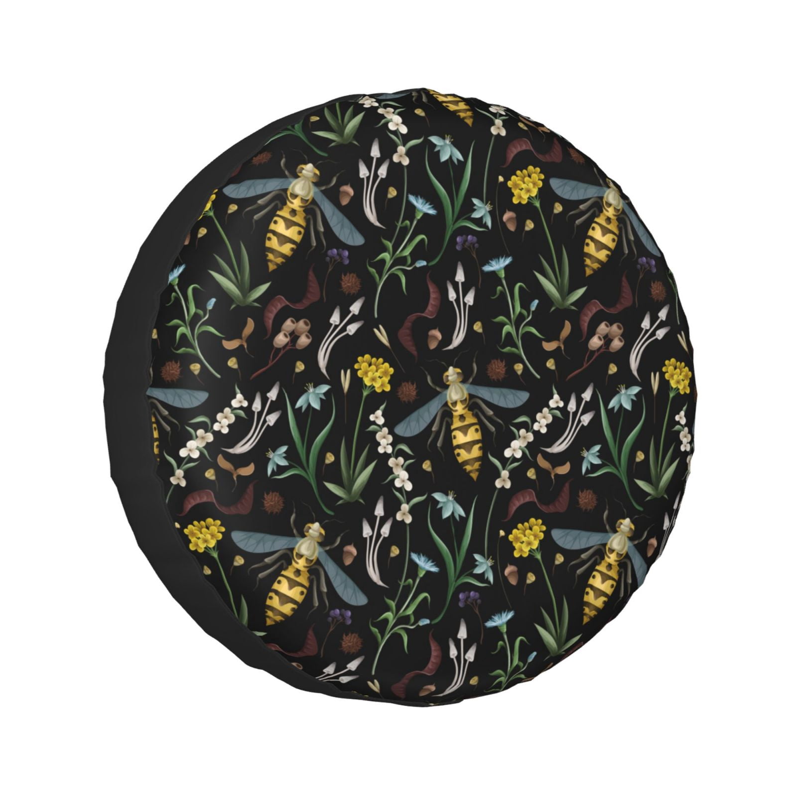 Kdxio Wasp and Florals for Tire Cover Wheel Protectors Tyre Covers ...