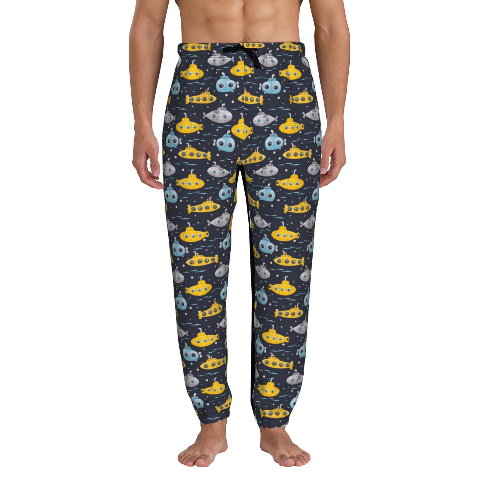 Kdxio Watercolor Bathyscaphe Pattern Joggers,Sweatpants for Men with ...