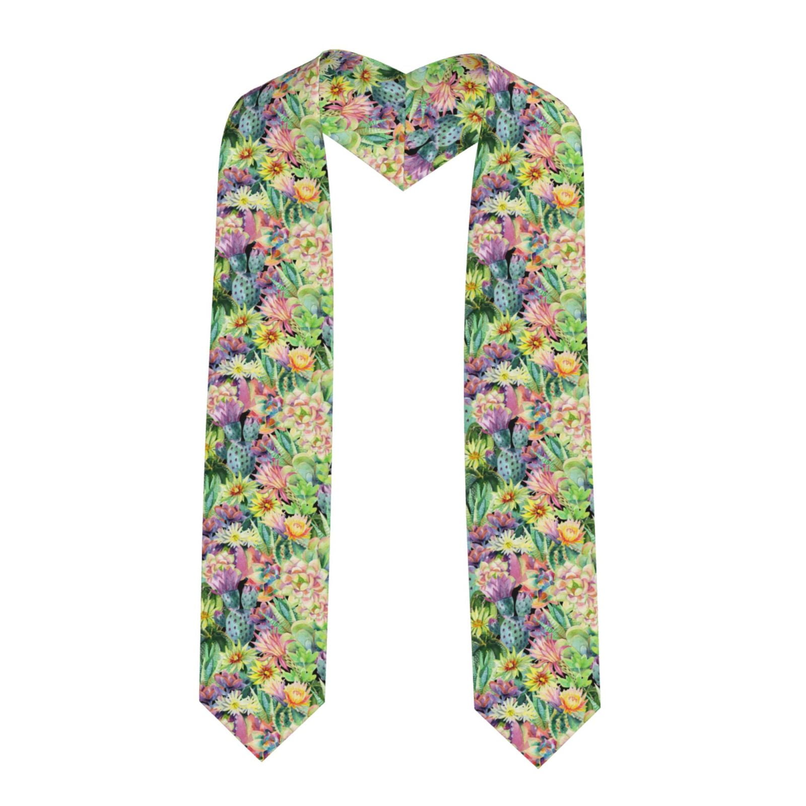 Kdxio Watercolor Blooming Cactus Graduation Stole Class, Graduation ...