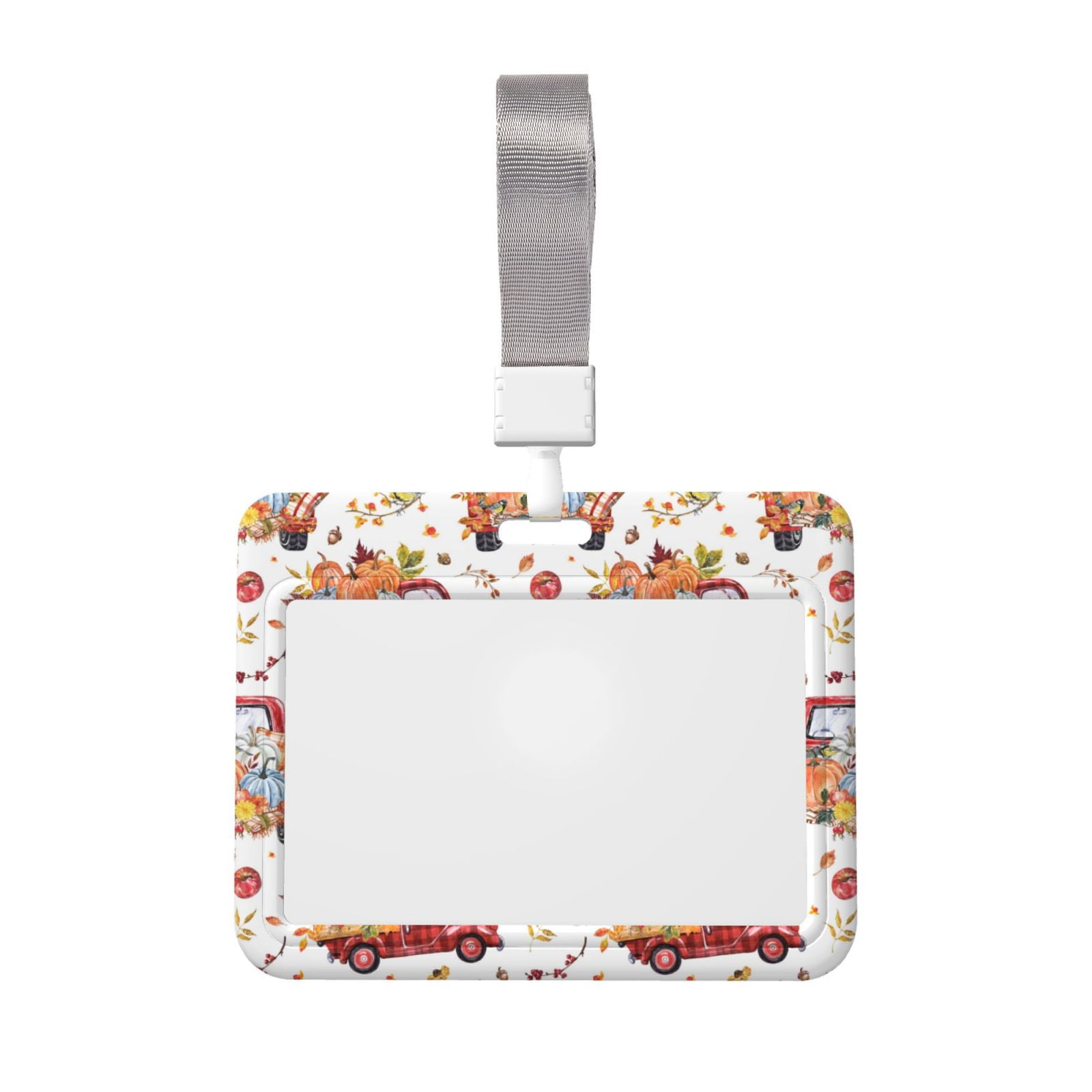 Kdxio Watercolor Fall Card Badge Holder Work Badge Sleeve for Office ...