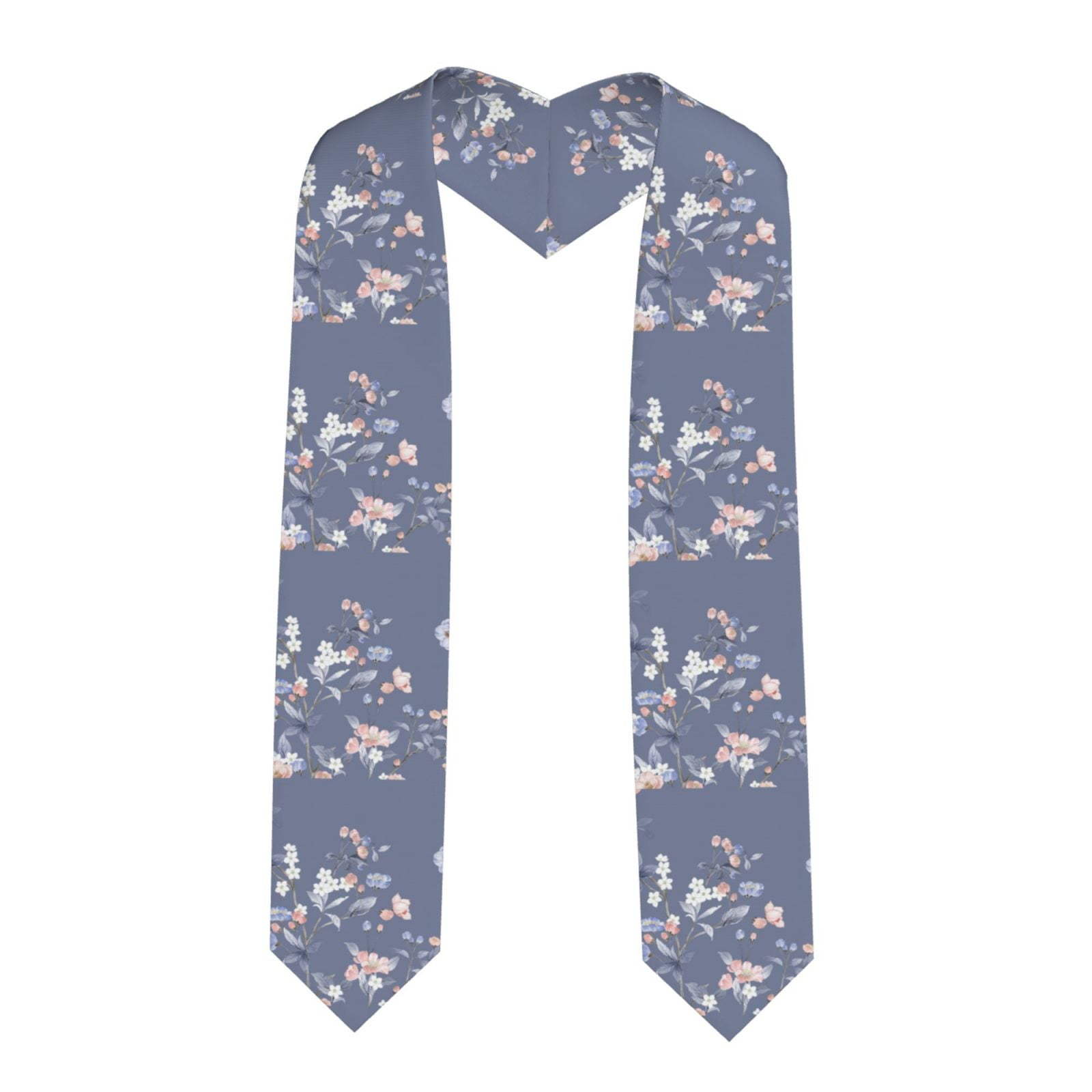 Kdxio Watercolor Flowers Butterfly Graduation Stole Class, Graduation ...