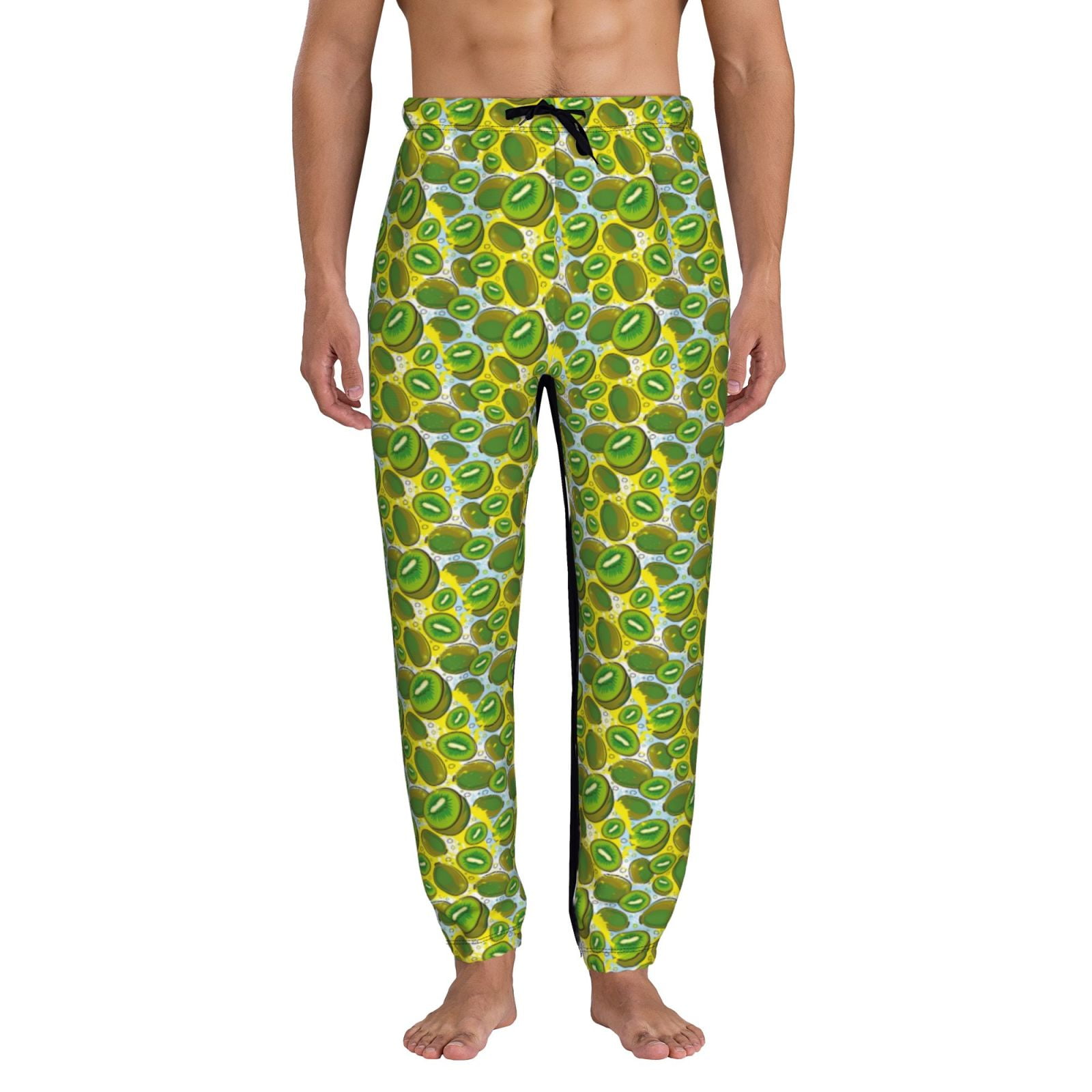 Kdxio Watercolor Kiwi Fruits Summer Pattern Joggers,Sweatpants for Men ...