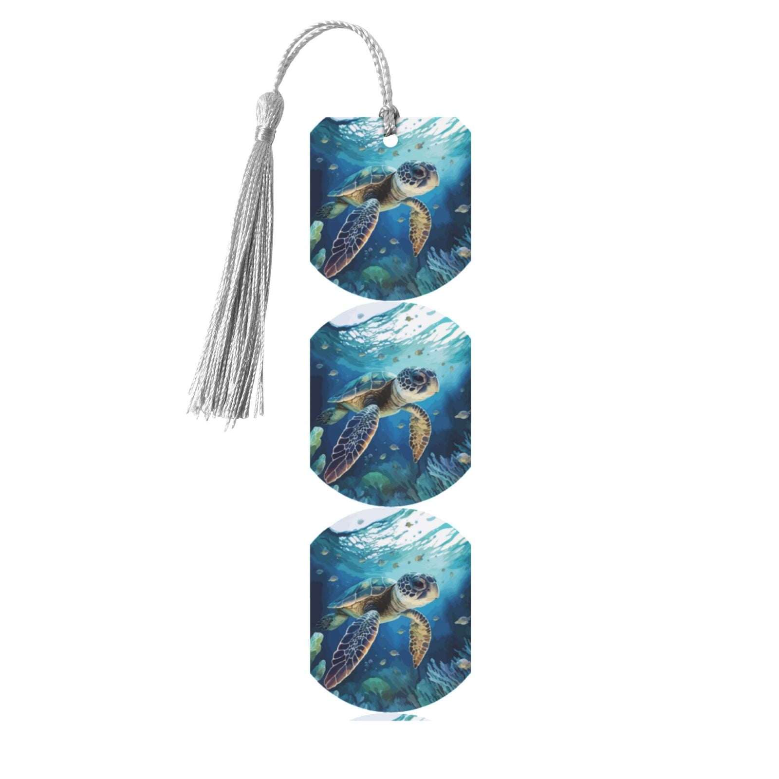 Kdxio Watercolor Turtle4 Print Metal Tassel Bookmarks,Perfect Gift for ...