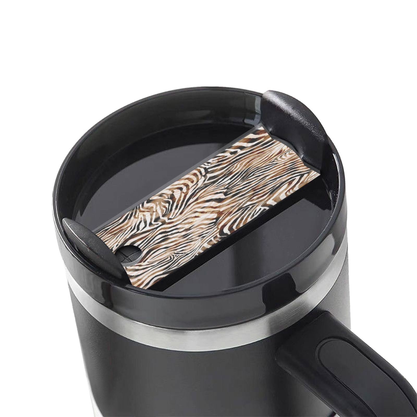 Kdxio Watercolor Zebra Name Plate Compatible Stanley Cups Name Tag ...