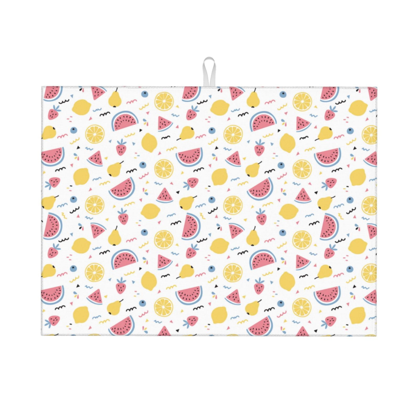 Kdxio Watermelon And Lemon for Dish Drying Mat,24*18 inch Absorbent ...