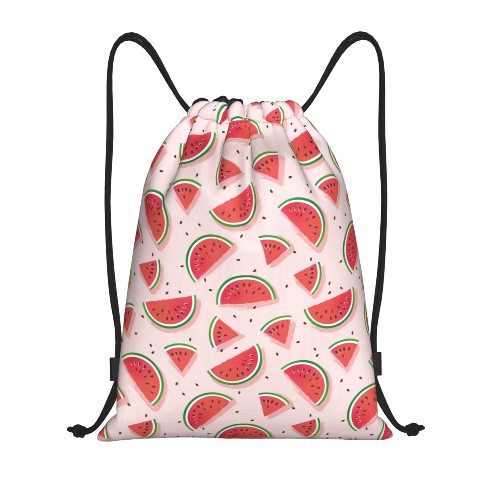 Kdxio Watermelon Print Drawstring Backpack Bag,Waterproof Draw String ...